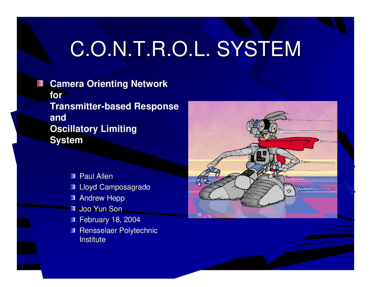 Lecture Slides On Control System Analog Integrated Circuits Design