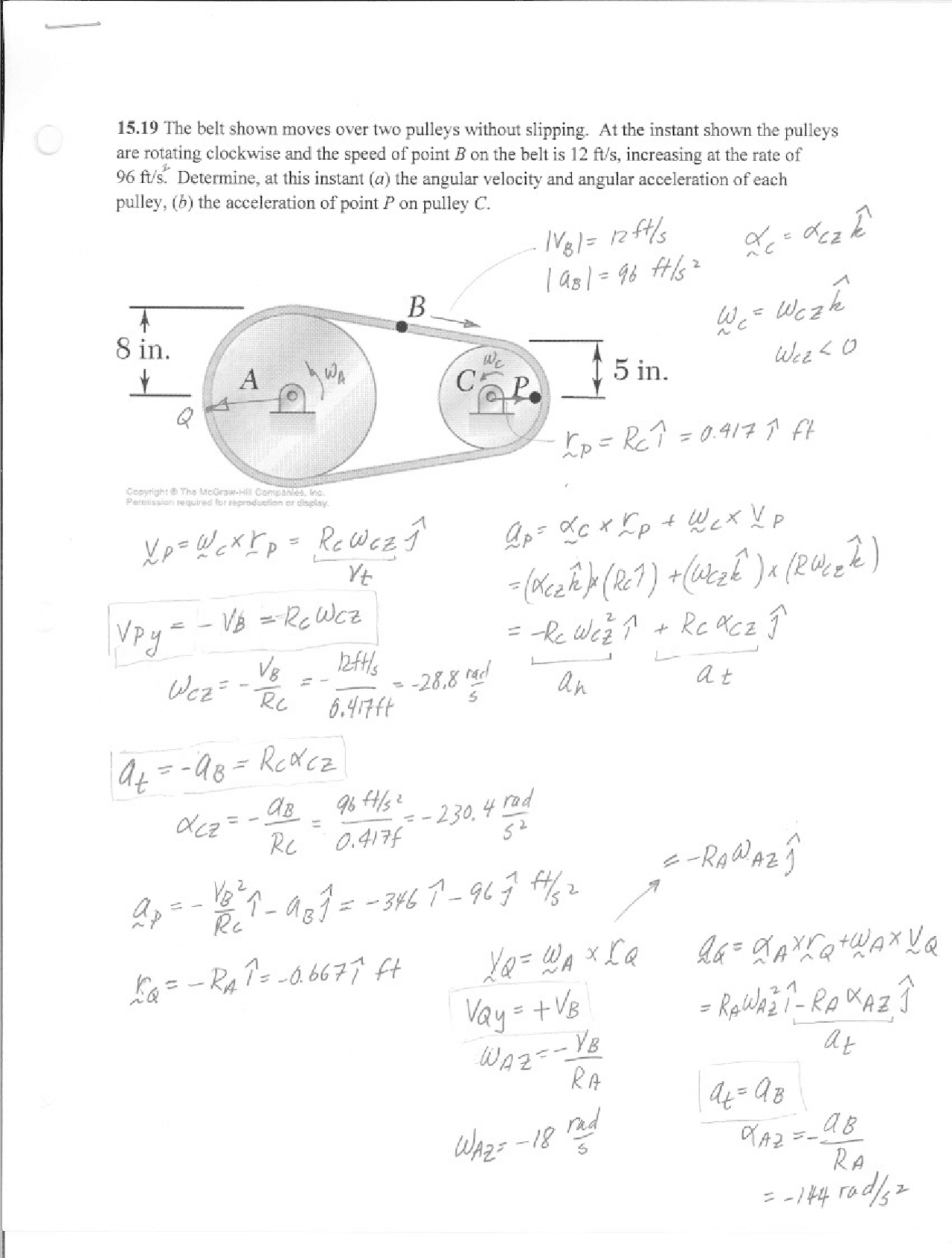 Assignment Problem With Solution Engineering Dynamics Engr 2090 Docsity