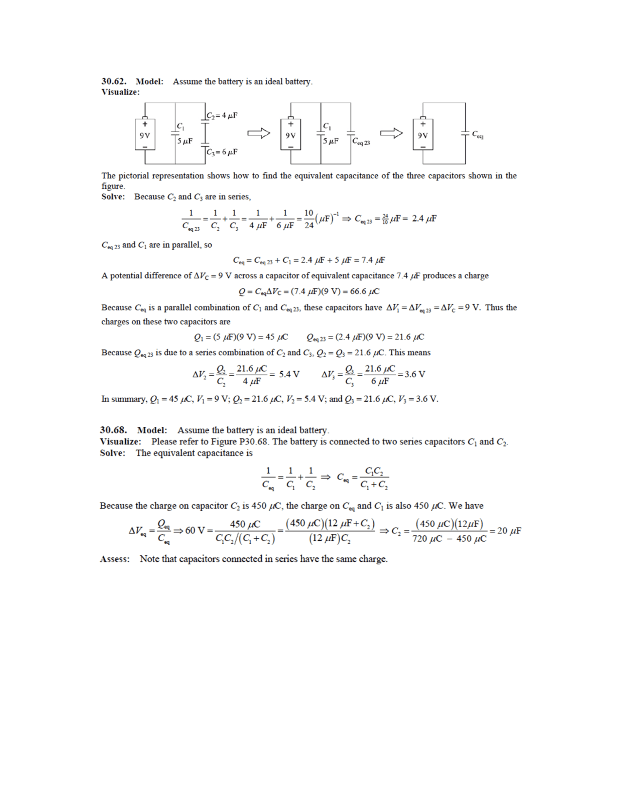 Assignment 7 Solved General Physics Ii Phy 212 Docsity