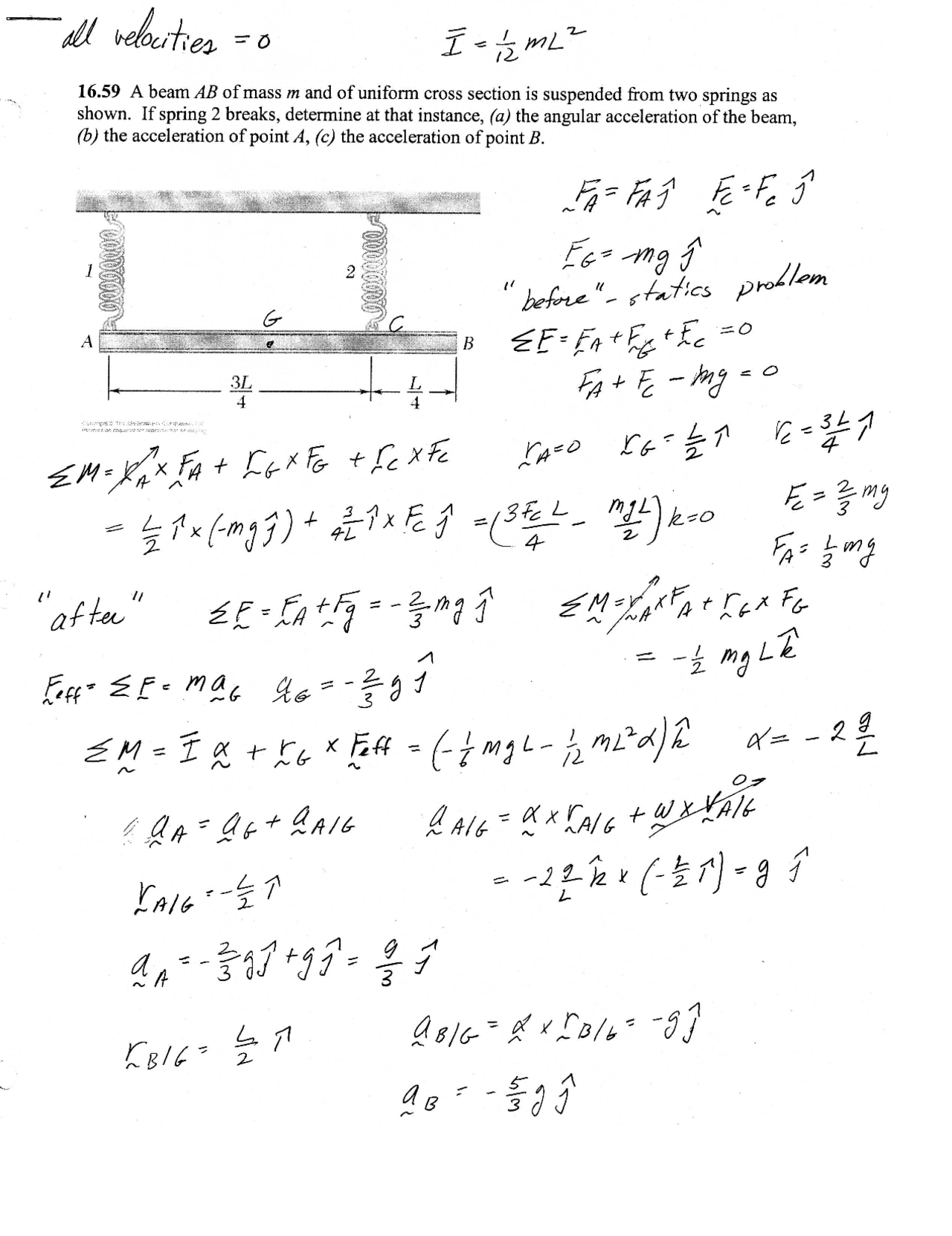 Engineering Dynamics Resolution For Assignment 1 Engr 2090 Docsity