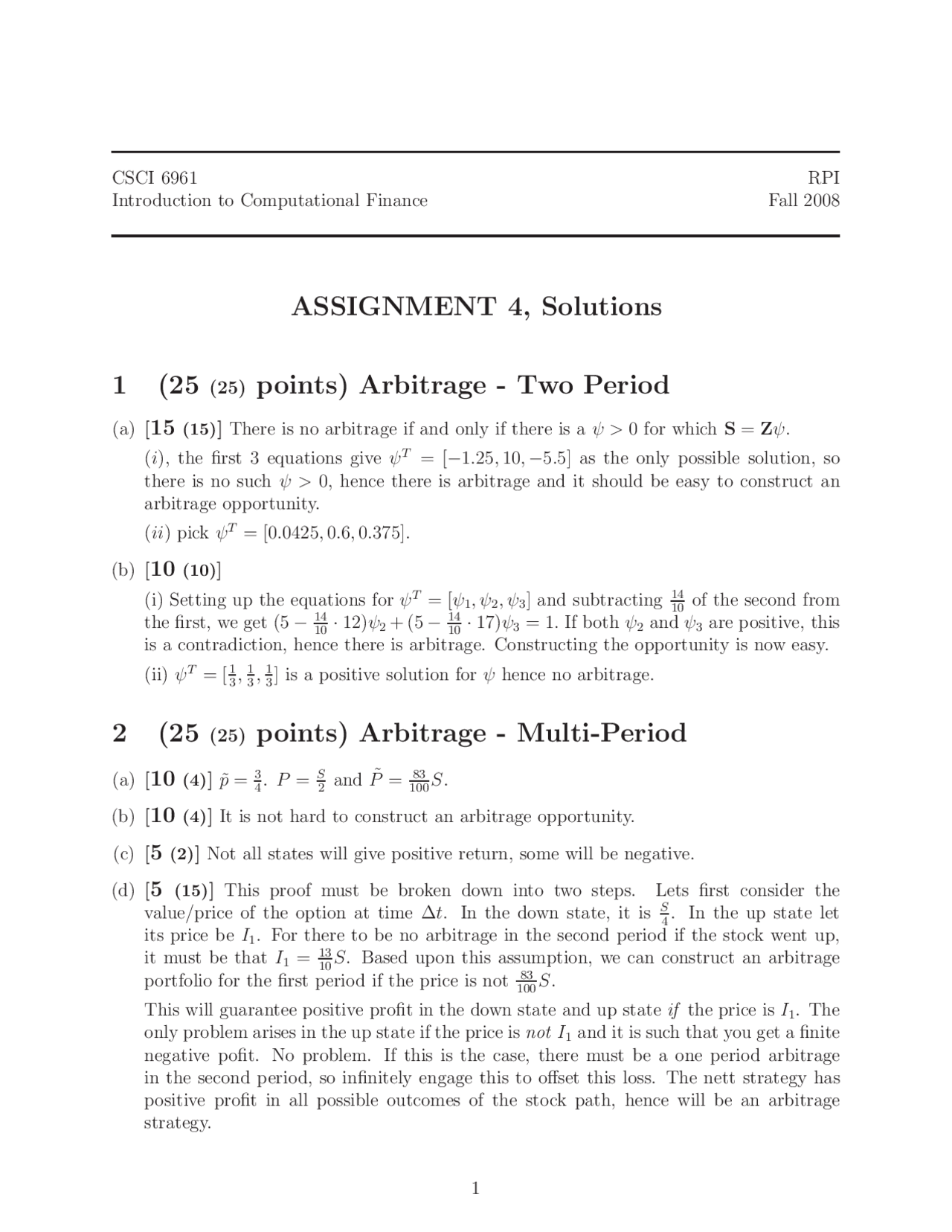 Assignment 4 With Solution Data Science Csci 6961 Docsity