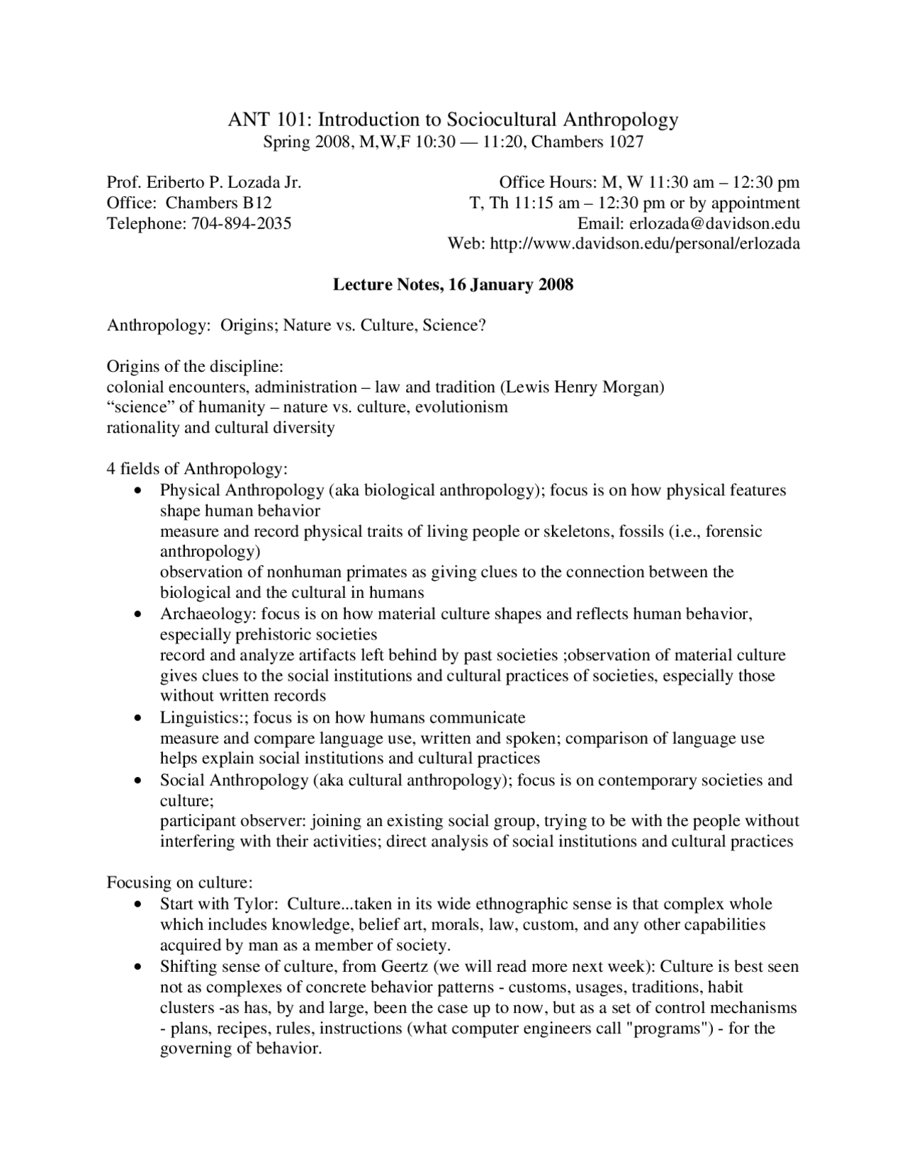 Introduction to Sociocultural Anthropology - Study Guide | ANT 101 ...