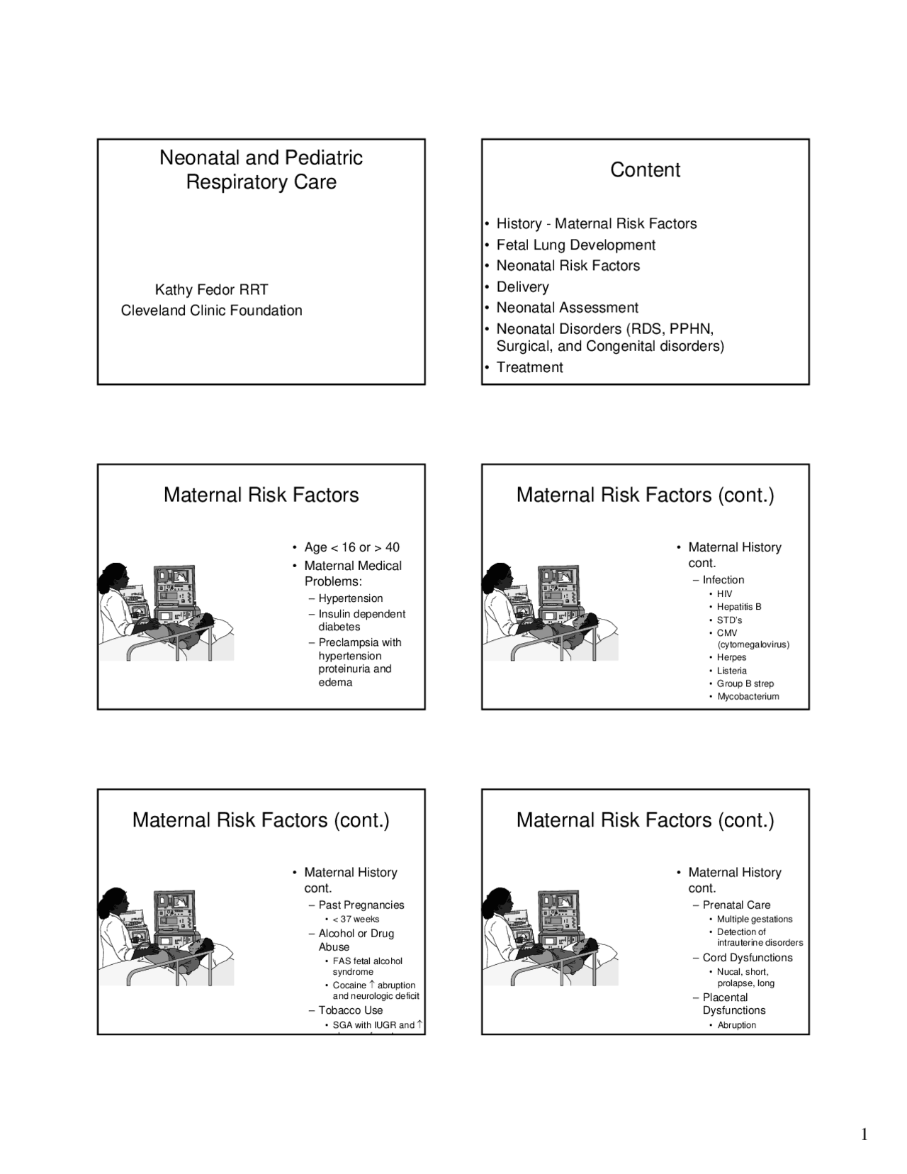 Slides On Neonatal And Pediatric Respiratory Care Resp 2310 Docsity