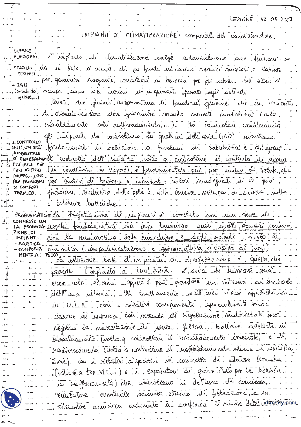 Appunti Impianti Tecnici Parte 1 Appunti Di Impianti Tecnici