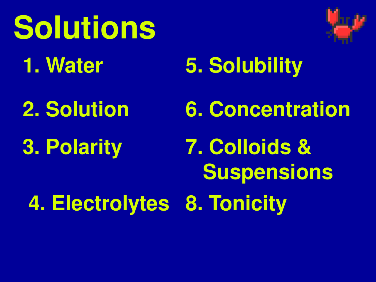 Notes on Solutions - Introduction to Biological Chemistry | BIO 1100 ...