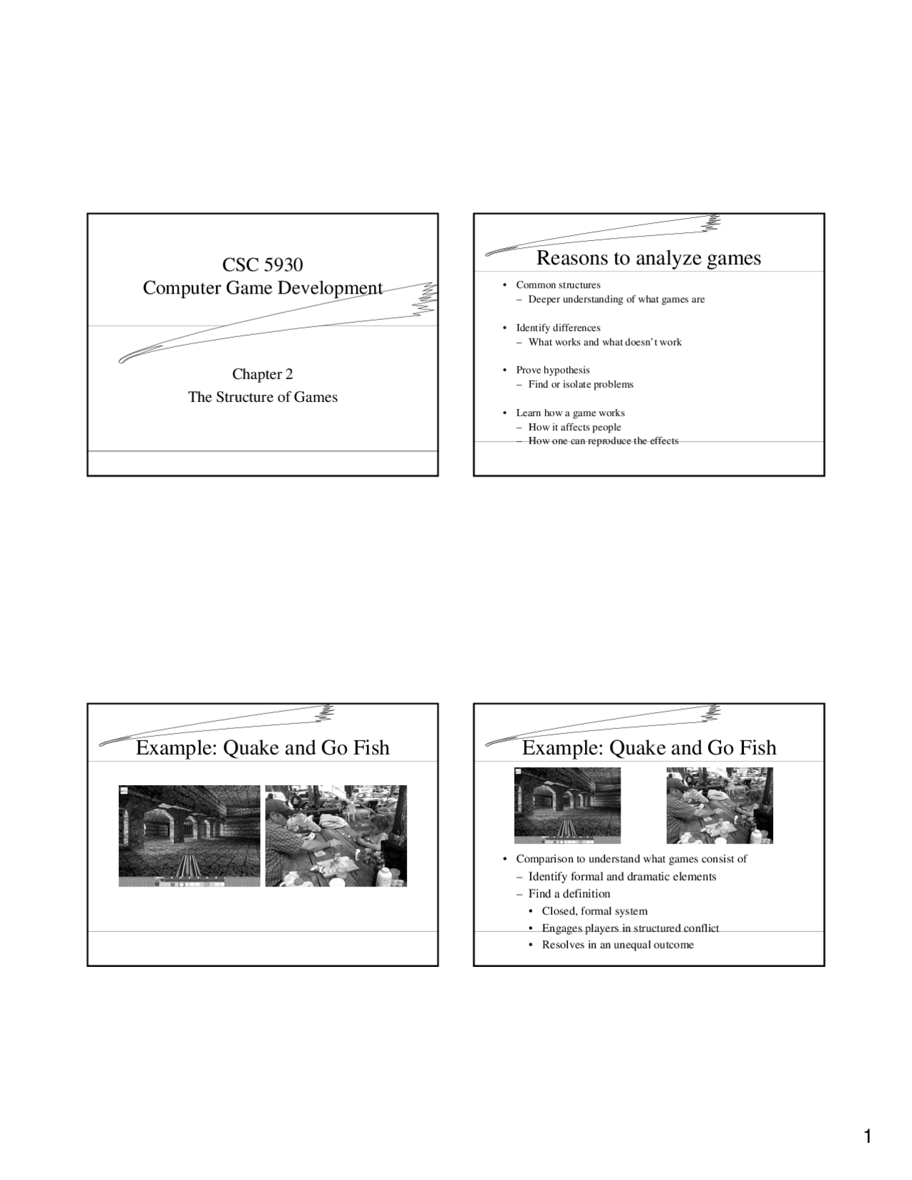 Understanding the Structure and Elements of Computer Games: A Study of ...