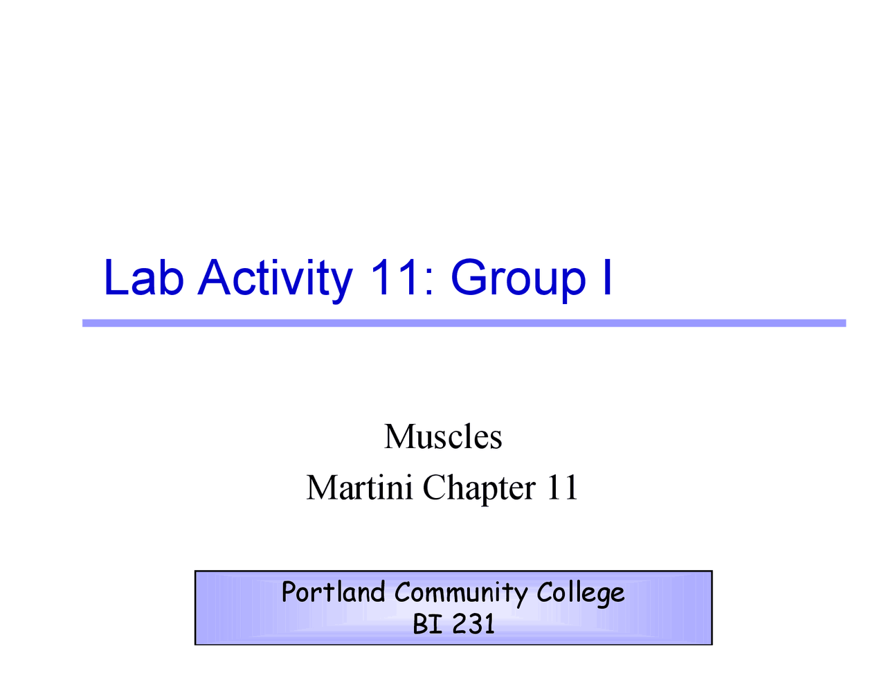 Introduction to Origin and Insertion of Muscles - Experiment | BI 231 ...