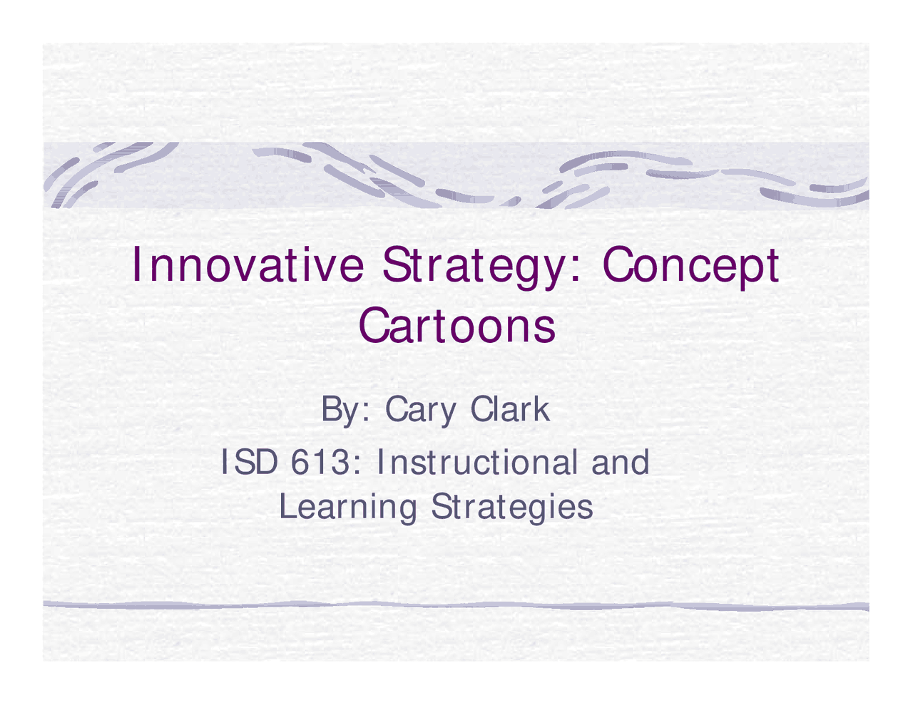 Innovative Strategy: Concept Cartoons - Instructional Strategies | ISD ...