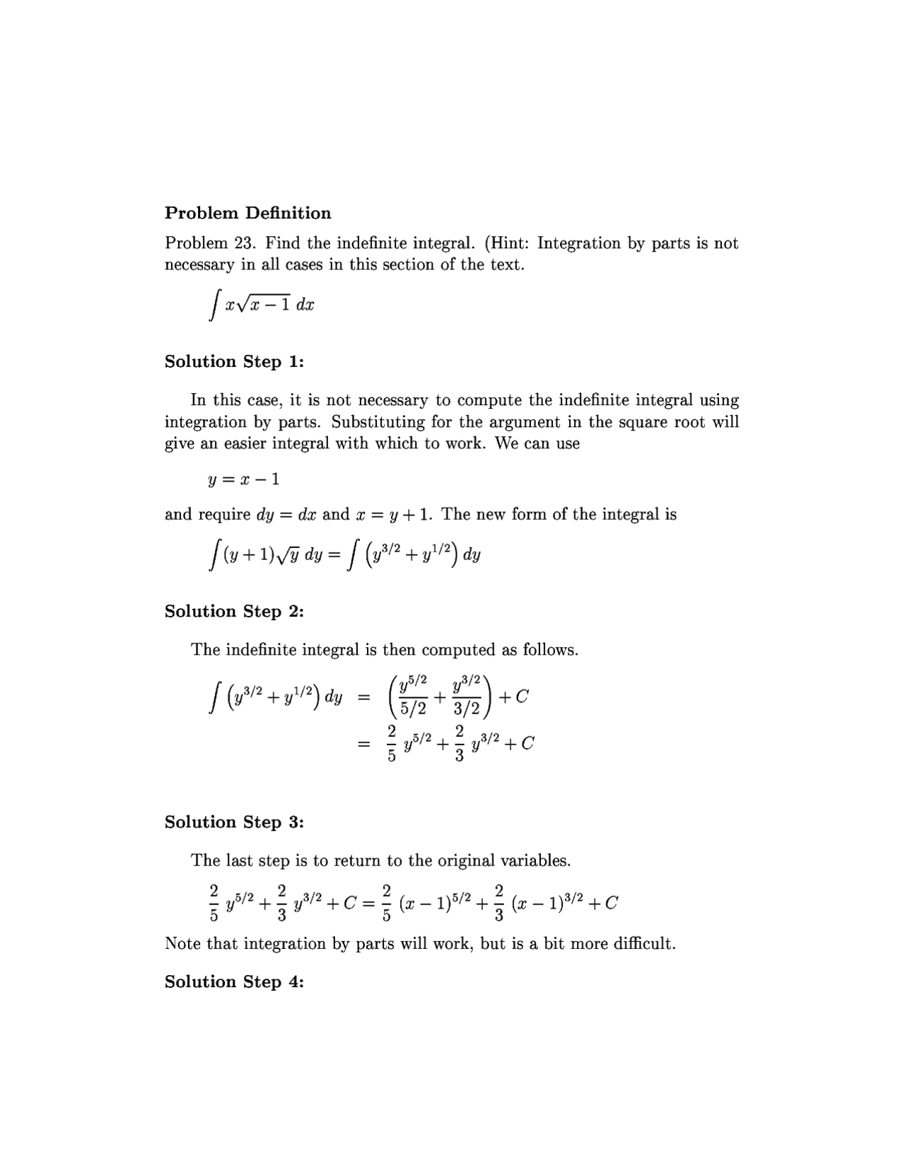 Problems With Solutions Calculus Techniques Math 1100 Docsity