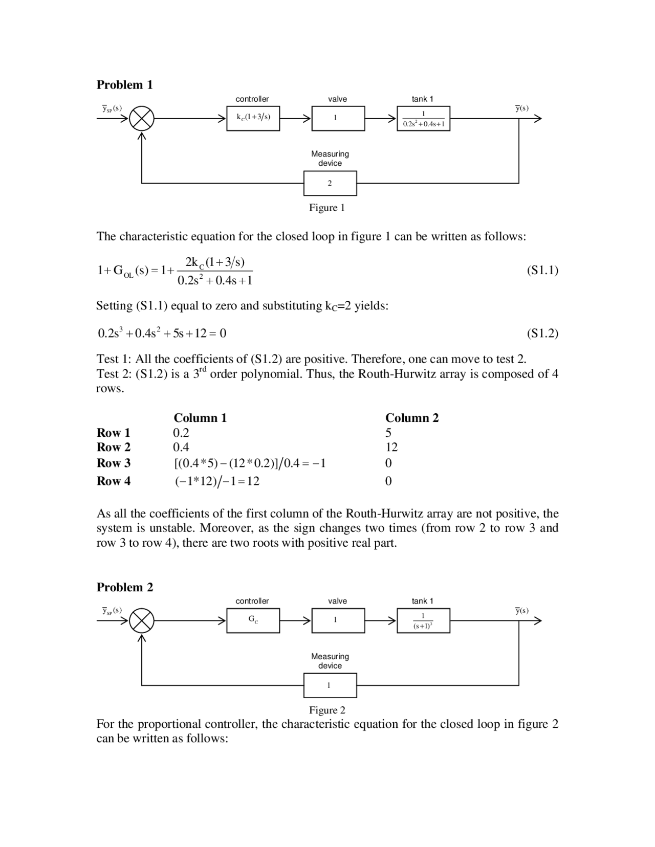 Assignment 6 Practice Questions Process Dynamics And Control Chbe