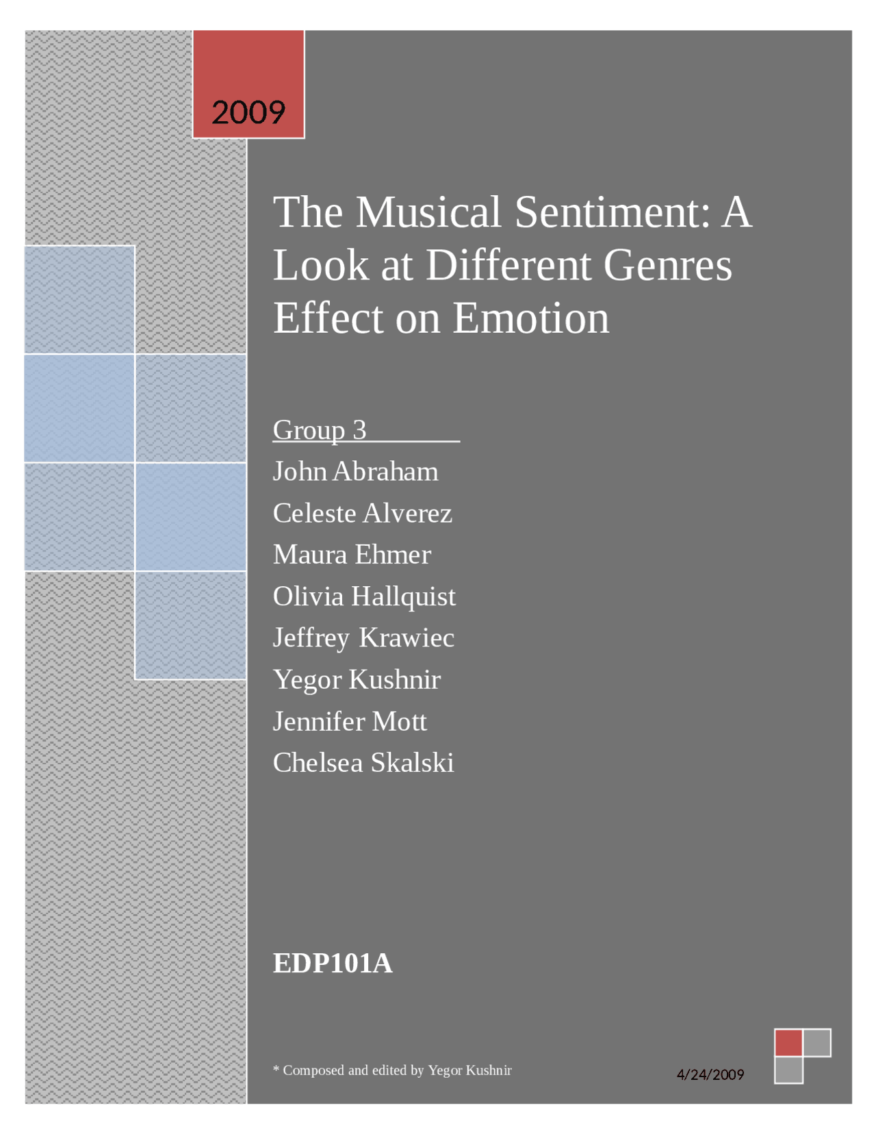 The Musical Sentiment Effect on Emotions in Psychology of The Learner ...