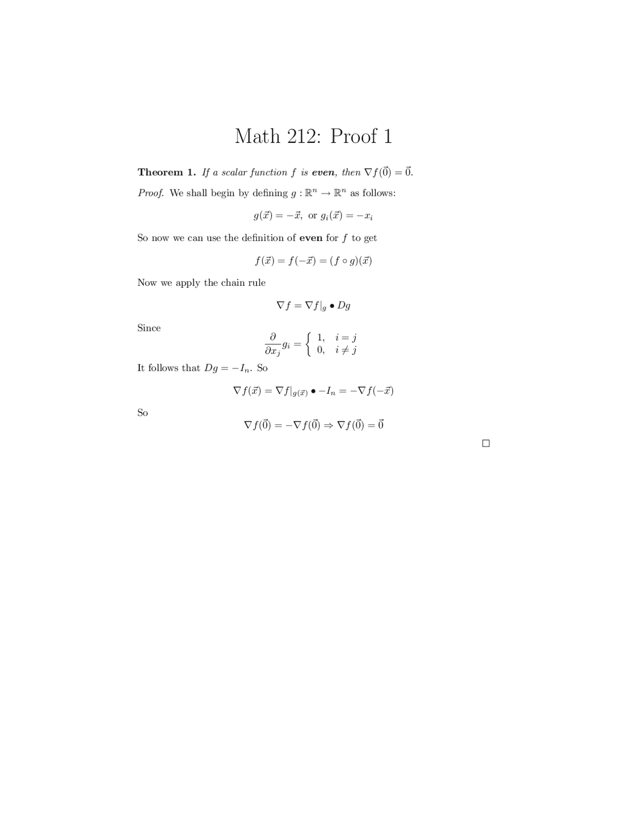 Review Sheet For Exam Multivariable Calculus Math 212 Docsity