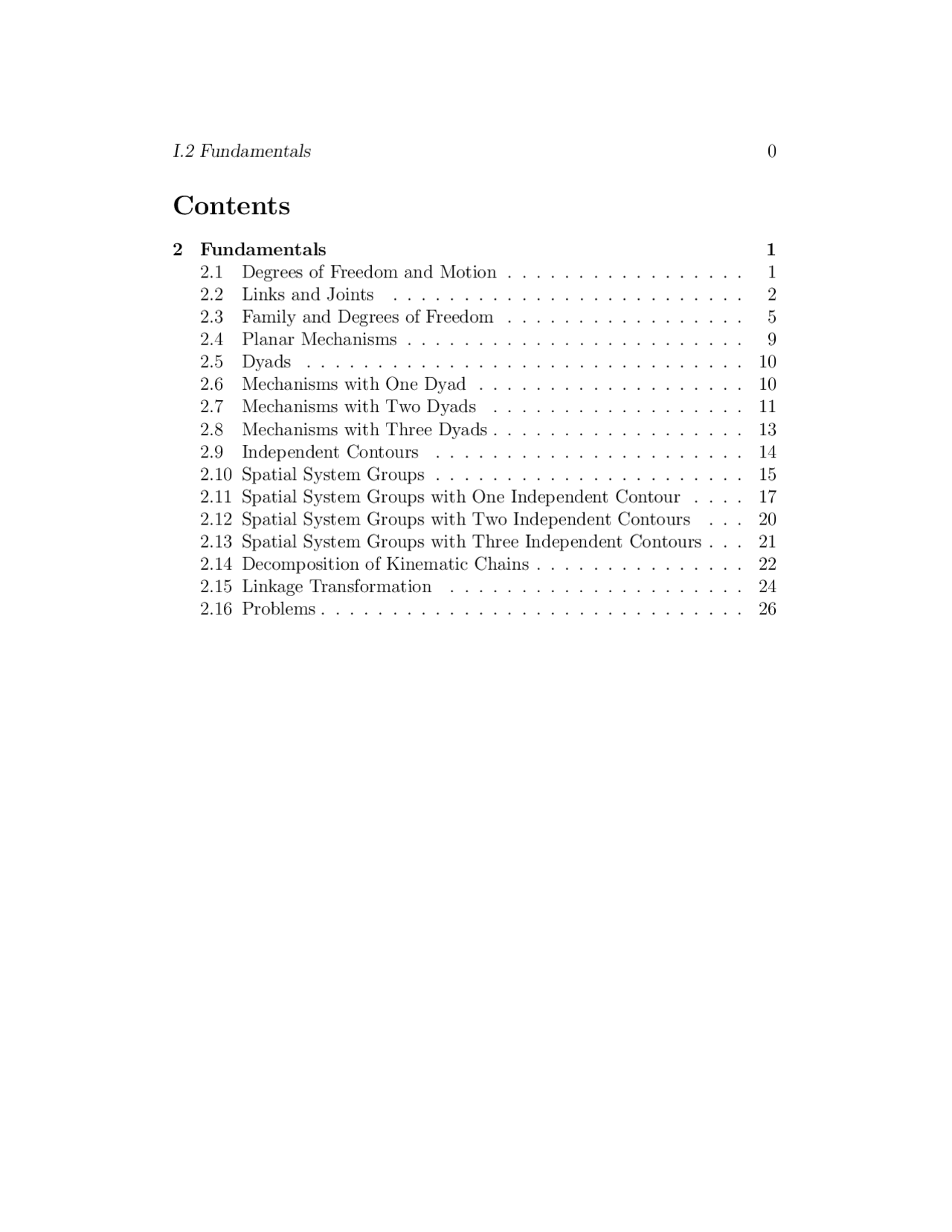 Fundamentals - Kinematics and Dynamics of Machines - Study Guide | MECH ...