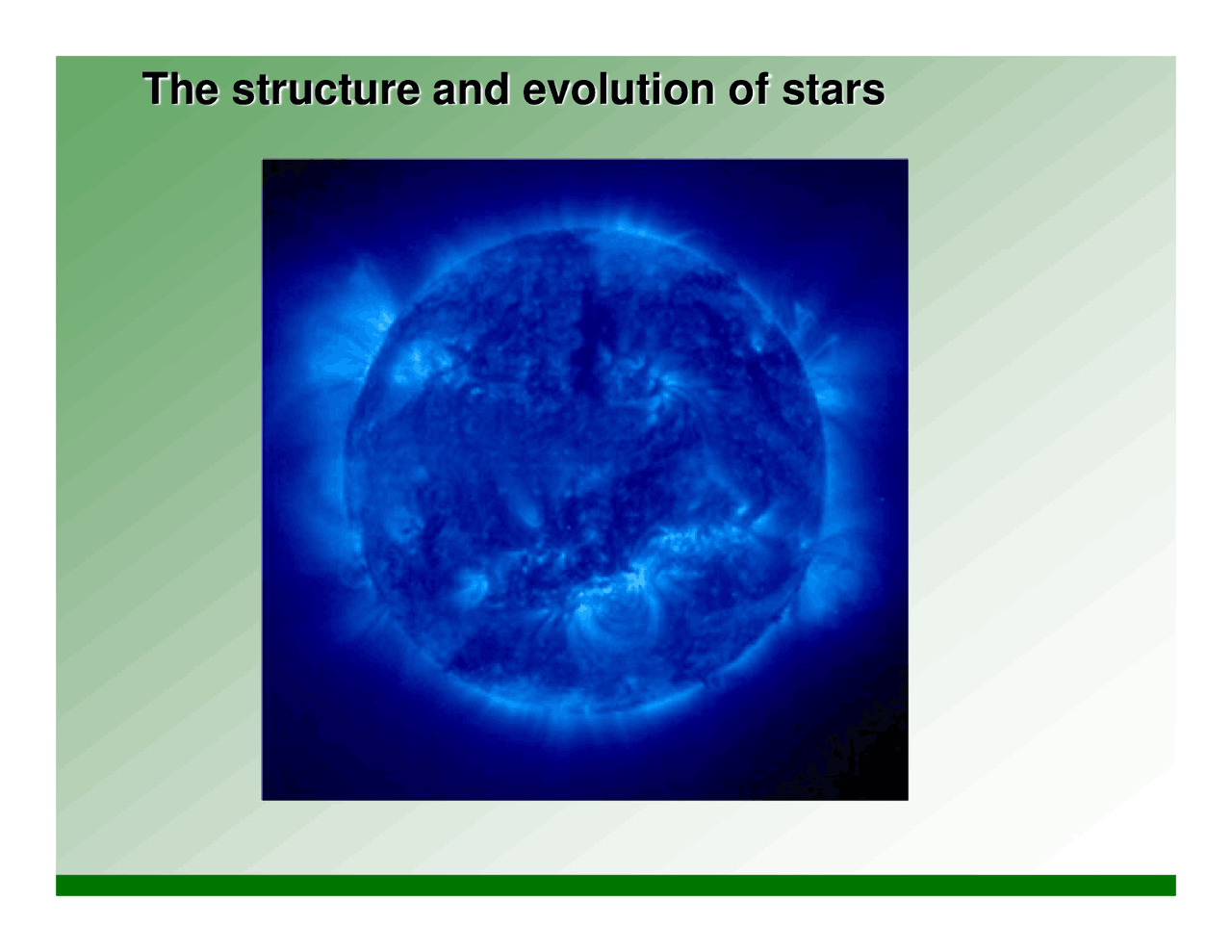 Lecture Slides on The Structure and Evolution of Stars | PHYS 497 - Docsity