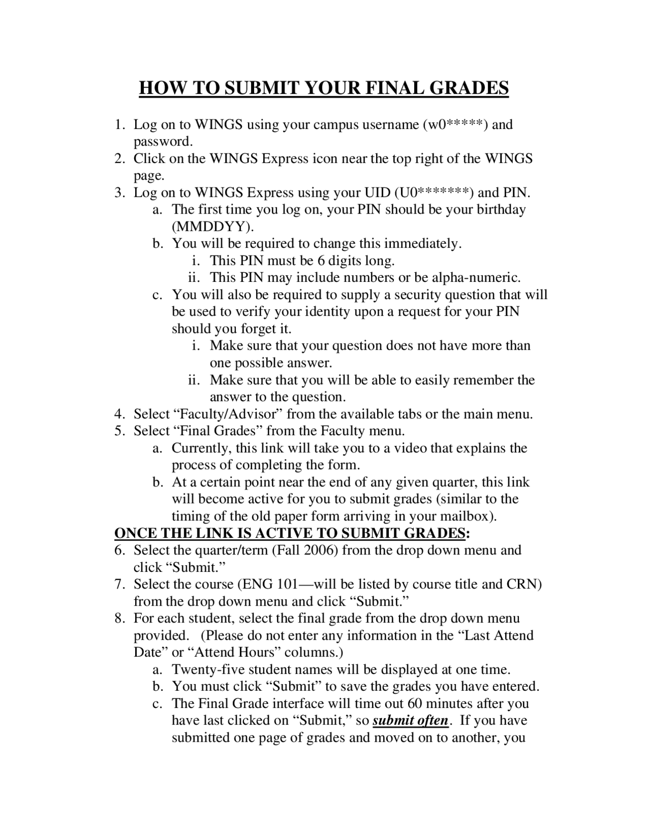 How to Submit Your Final Grades - Academic Writing and Reading | ENG ...