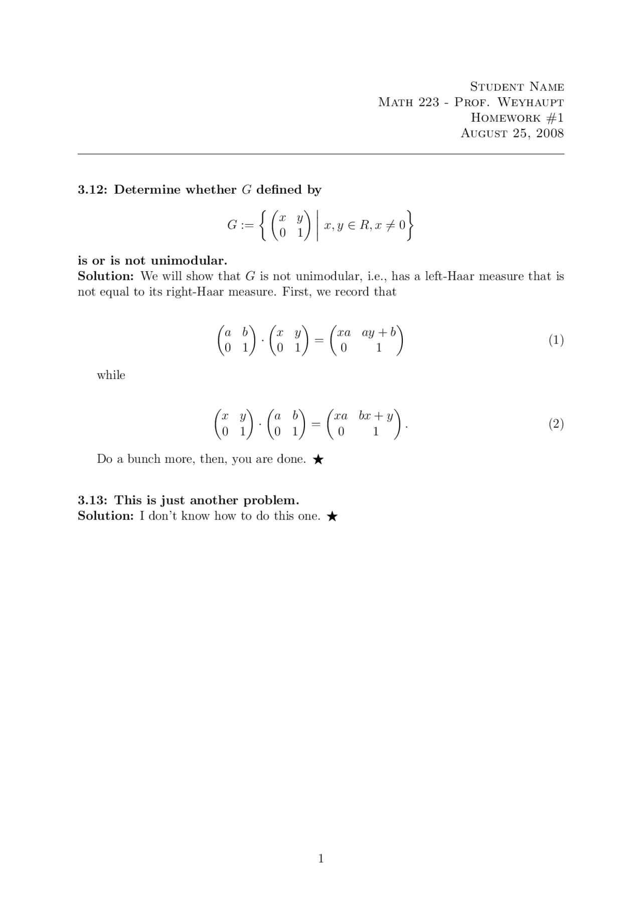 Homework 1 Logic And Mathematical Reasoning Math 223 Docsity