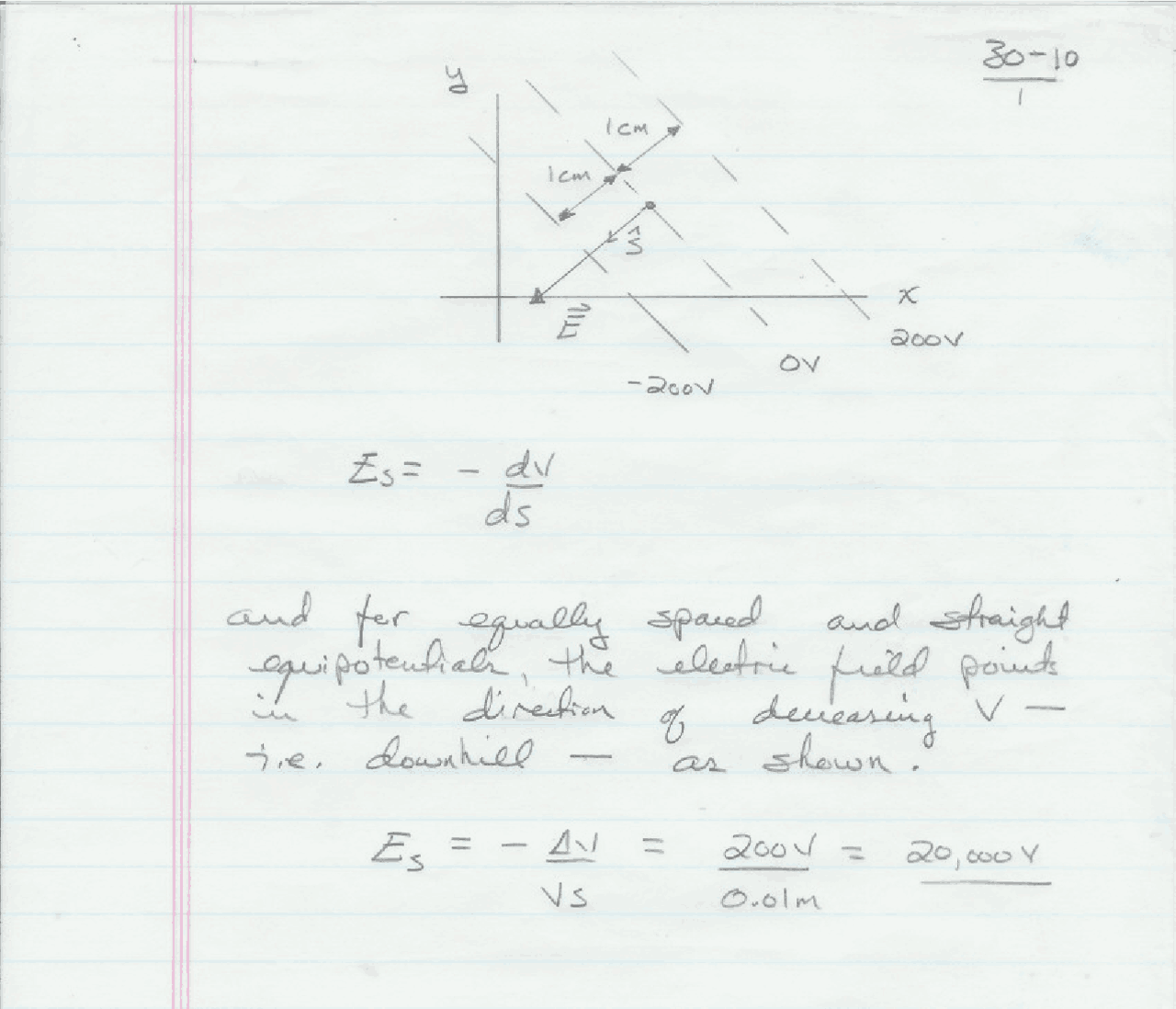 Solved Problem on the Electric Field Points - Assignment | PHY 182 - Docsity