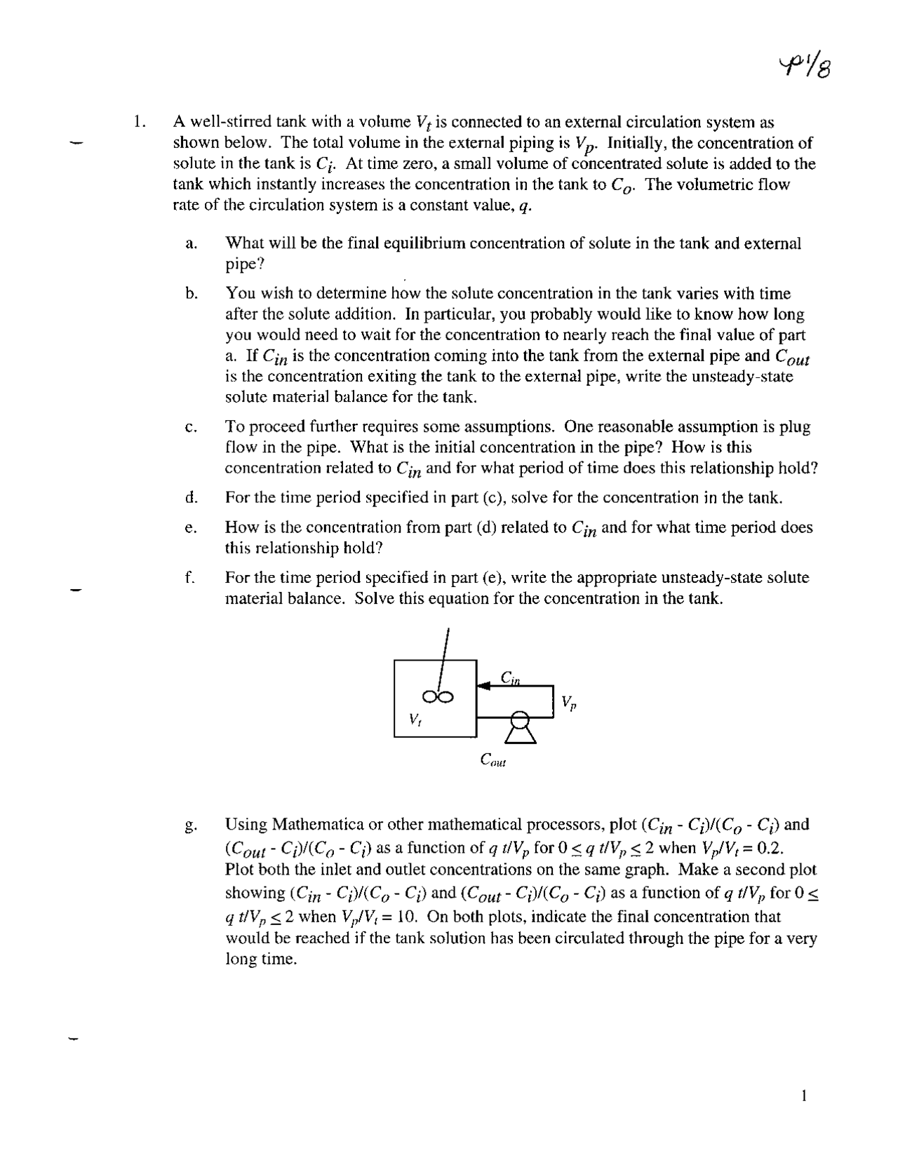 Questions on Application Mathematics in Chemical Engineering - Answers ...