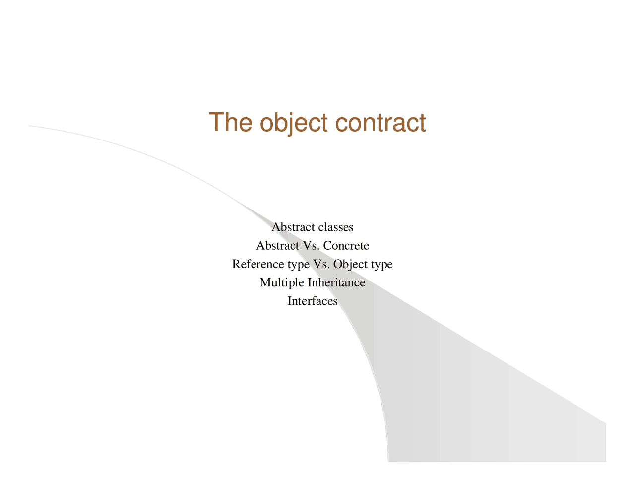 The Object Contract in Computer Organization and System Programming | CS 241 - Docsity