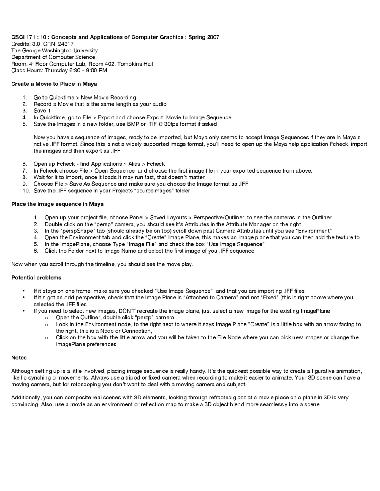 Concepts And Application Of Computer Graphics Laboratory Csci 171