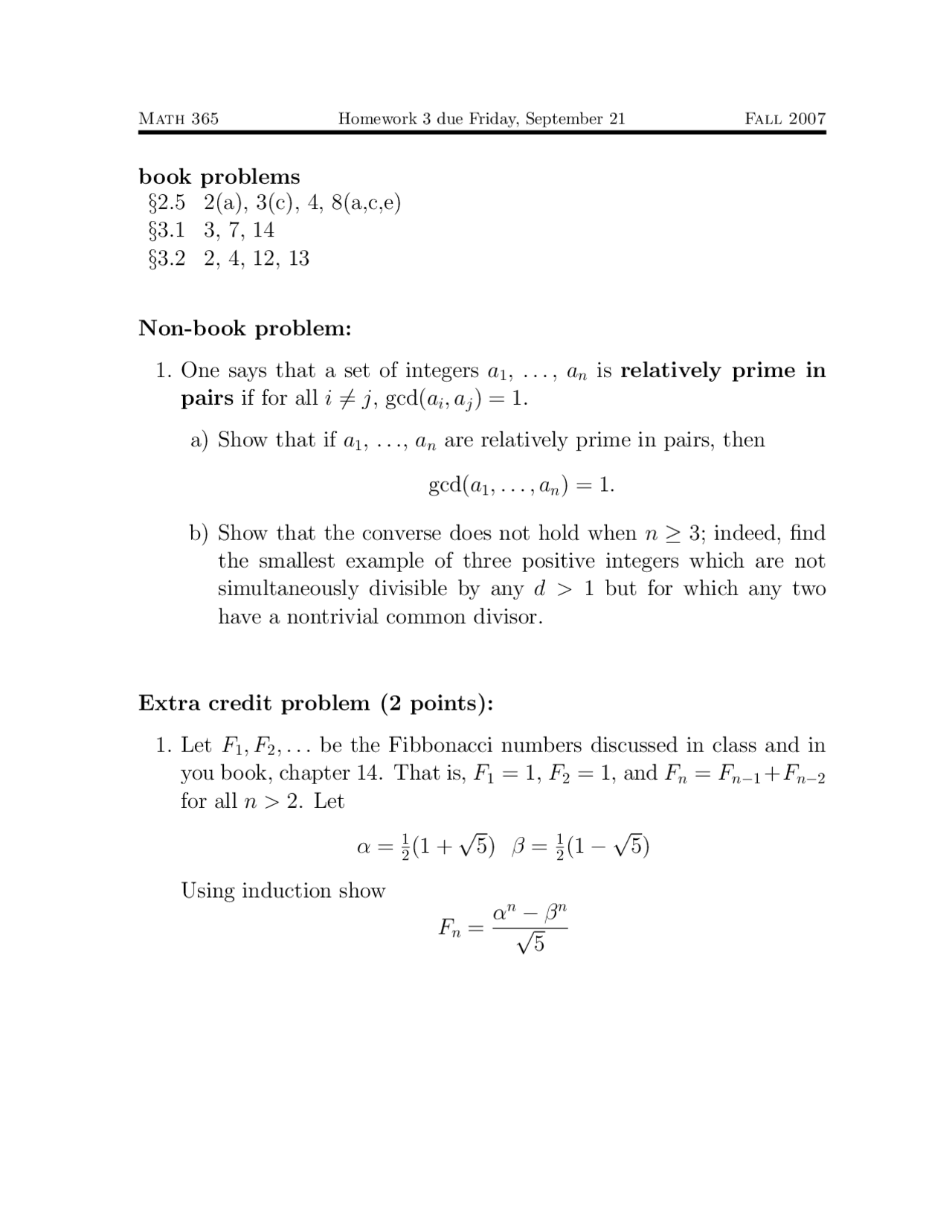 Math 365 Hw3 Solutions To Selected Problems Sections 25 And 31 Extra Credit Assignments