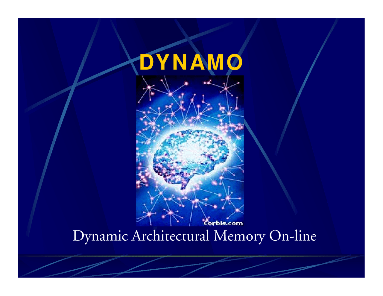 Dynamic Architectural Memory On-line - Design Project | ISD 613 - Docsity