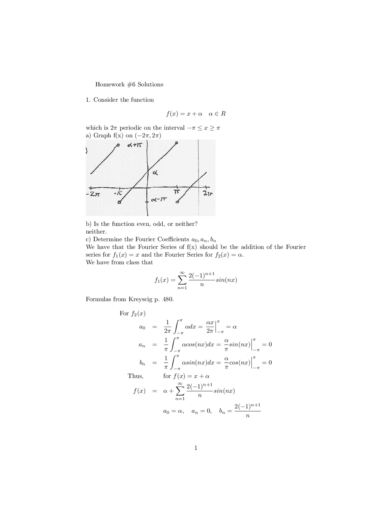 Assignment 6 Solved 5 Questions Of Advanced Engineering Mathematics