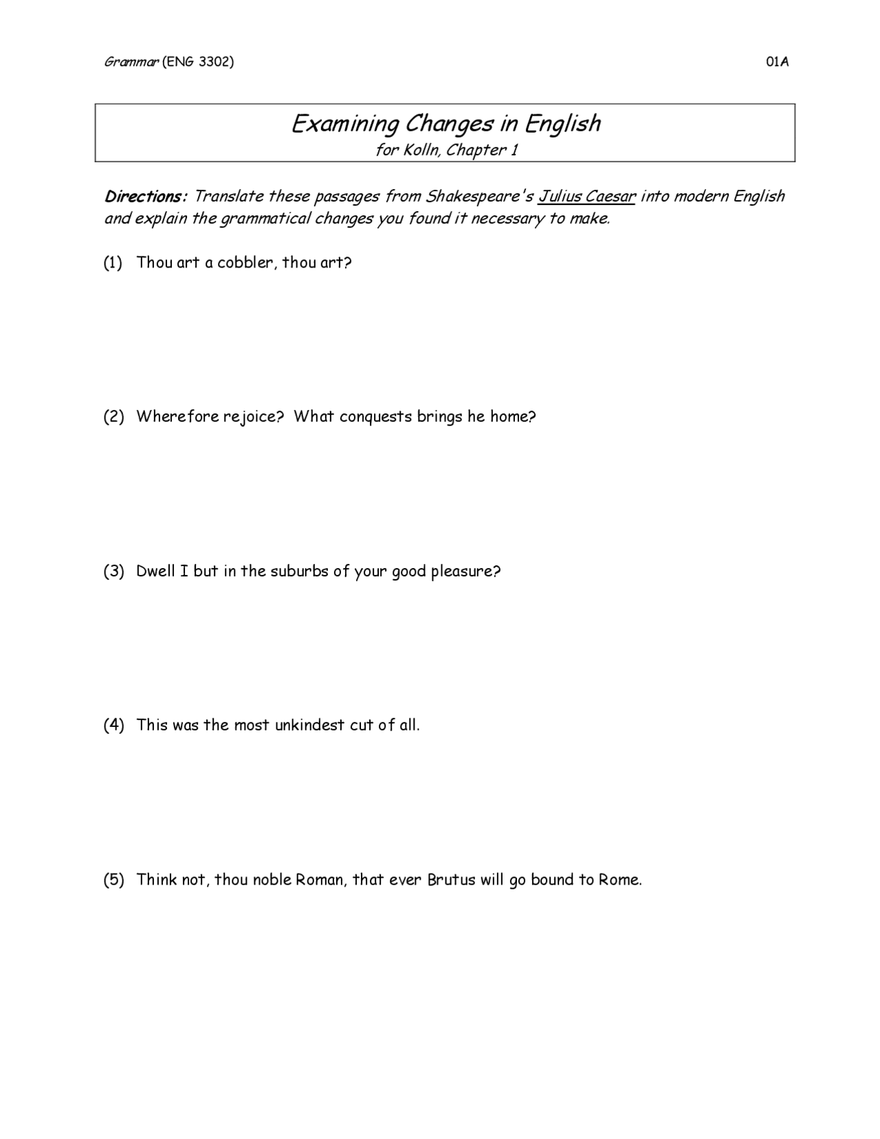 Practice Assignment Modern English Grammar ENG 3302 Docsity practice-assignment-modern-english-grammar-eng-3302-docsity