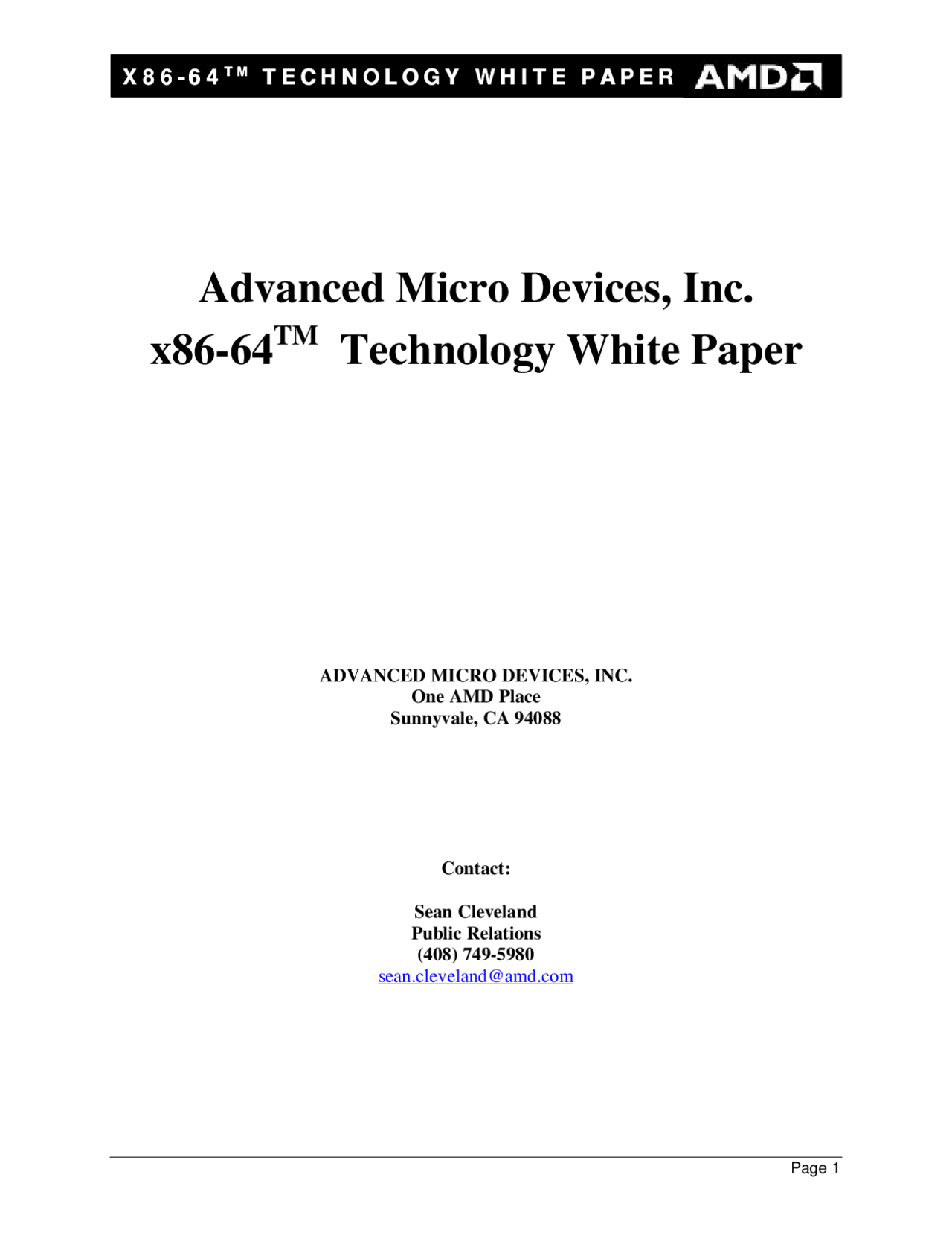 Technology White Paper - Modern Computer Architecture | CSC 4055 - Docsity