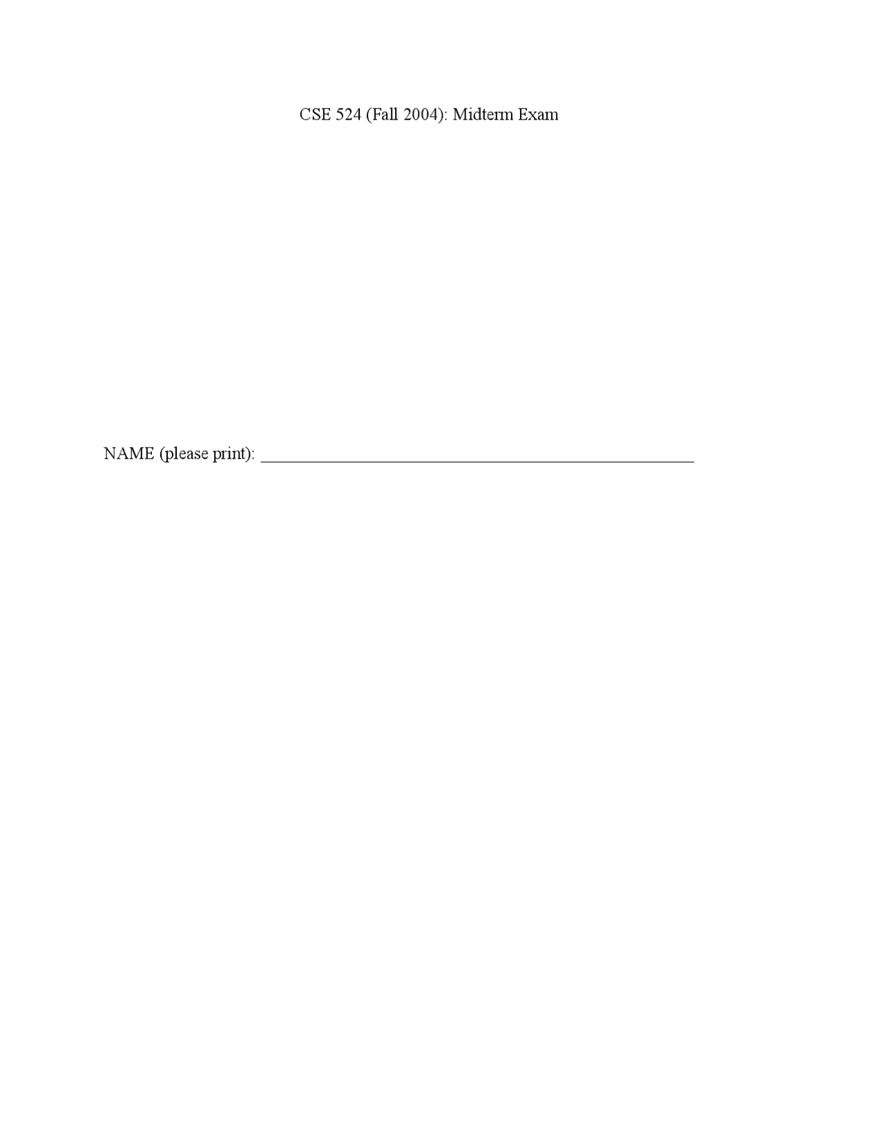 5 Questions Of Internetworking Protocols Midterm Cs 494 Docsity