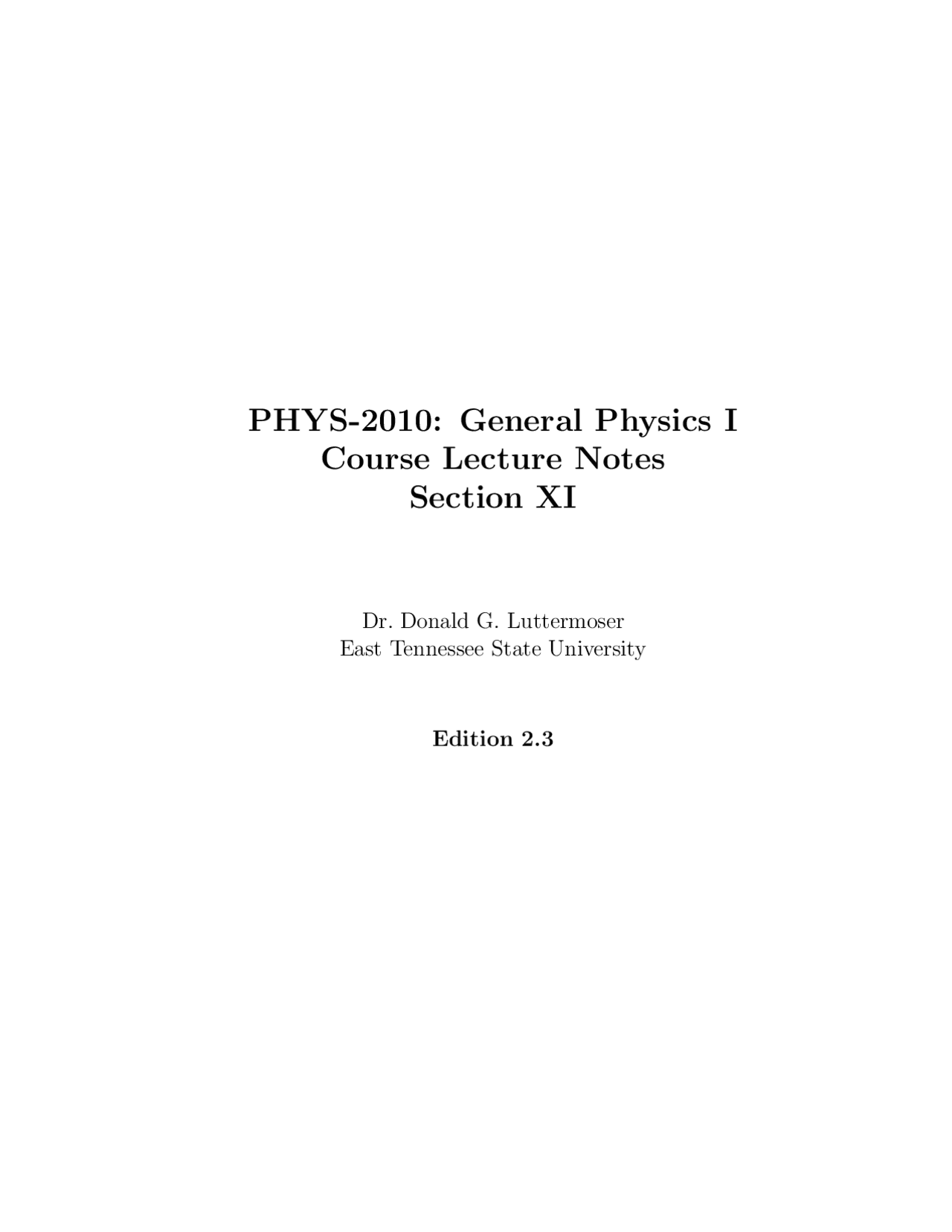 Notes On Solids And Fluids General Physics I Phys 2010 Docsity