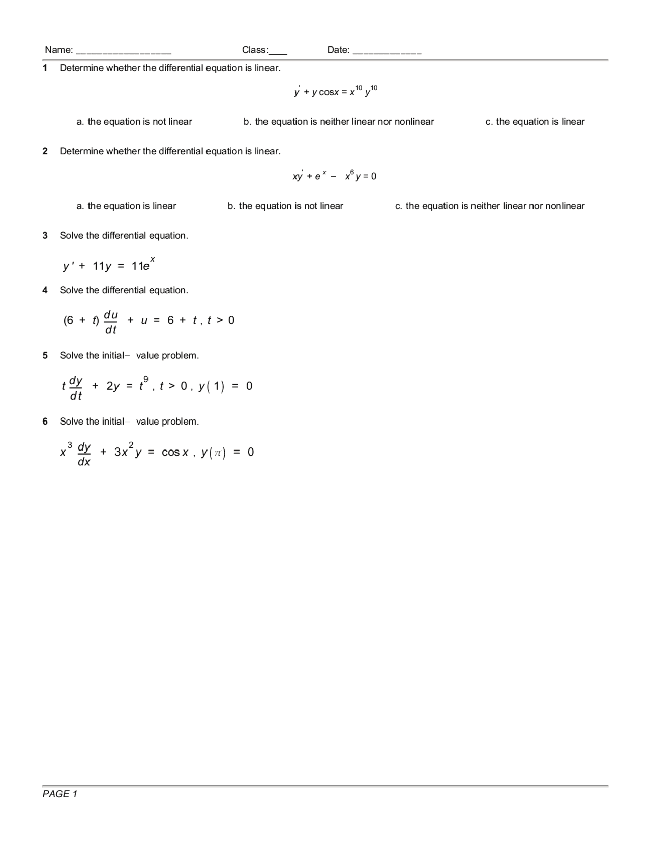 Calculus Ii 10 Questions With Solution Math 152 Docsity