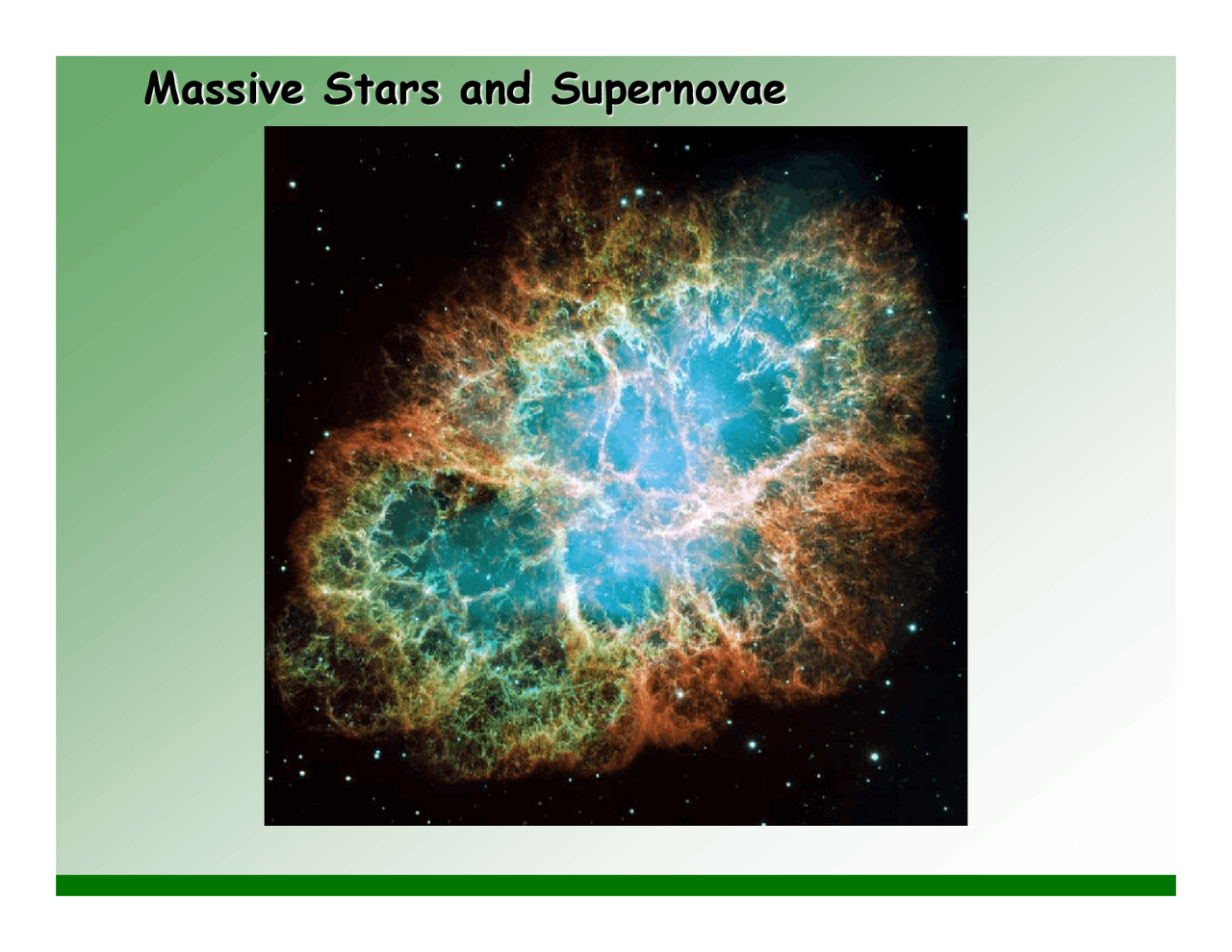 Massive Stars And Supernovae Lecture Slides Phys 497 Docsity