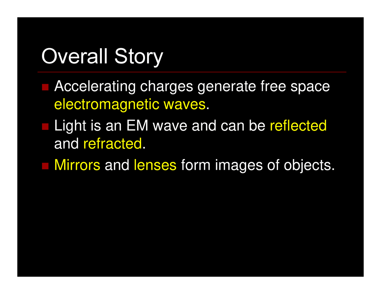 Maxwell's Equations - General Physics II - Lecture Slides | PHY 114 - Docsity