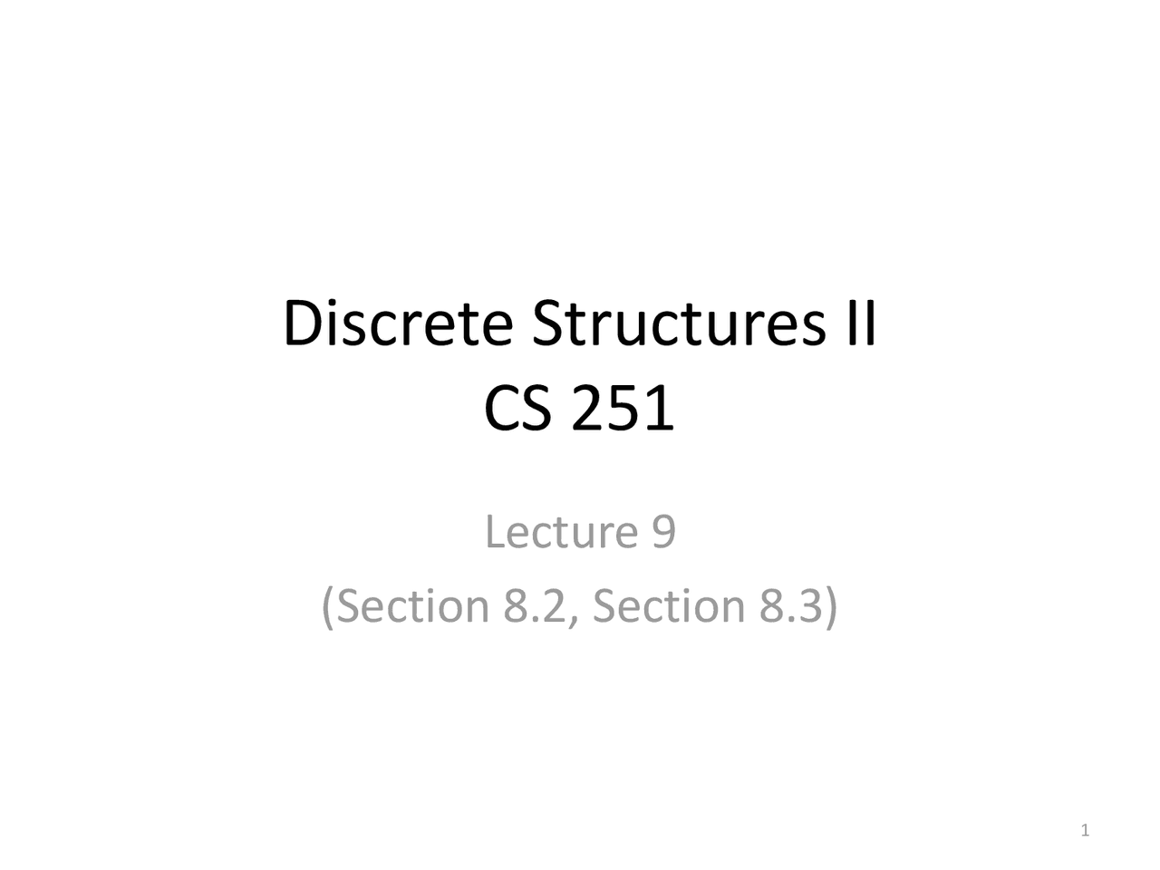 Negation And Inference Rules Lecture Slides Cs 251 Docsity