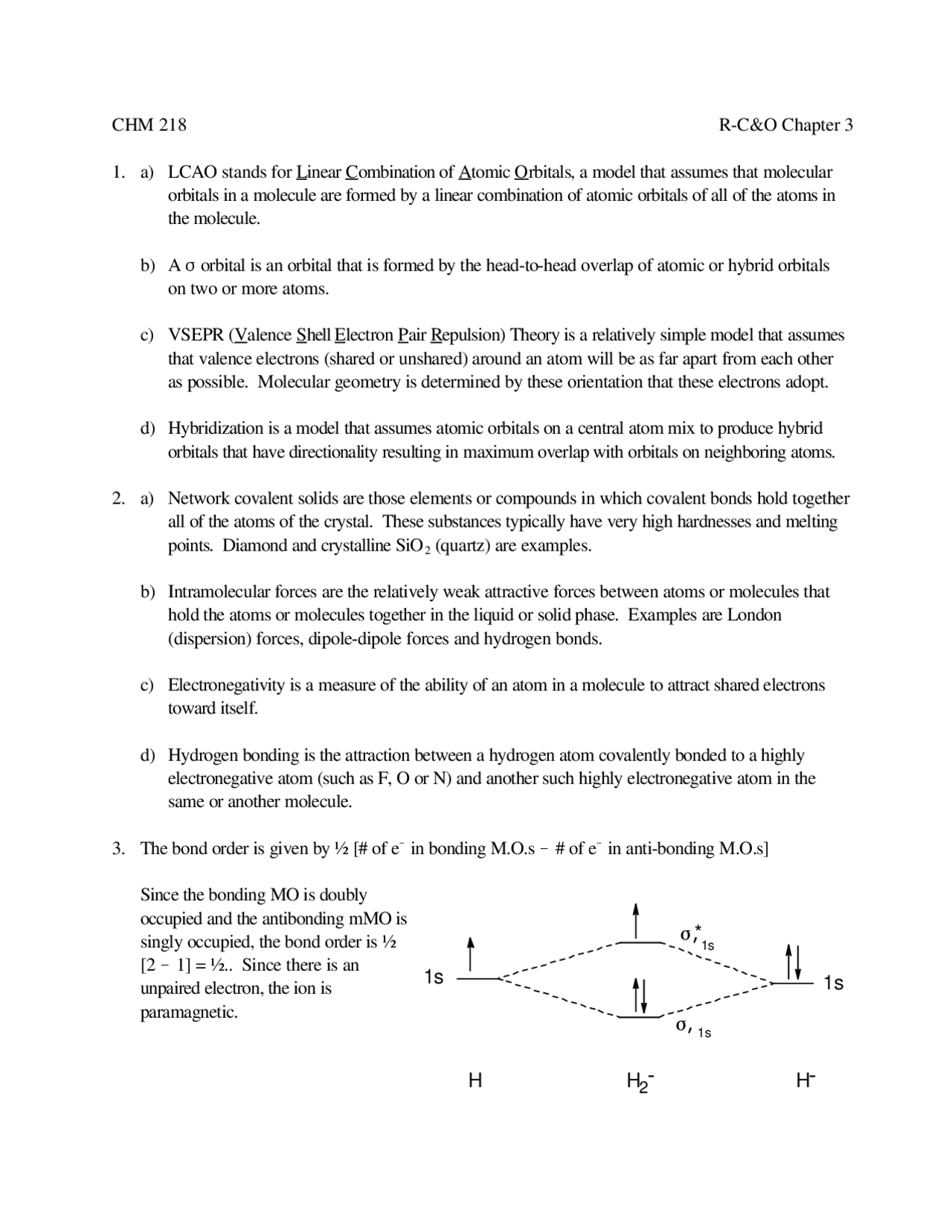 Linear Combination of the Atomic Orbitals in Inorganic Chemistry | CHM ...