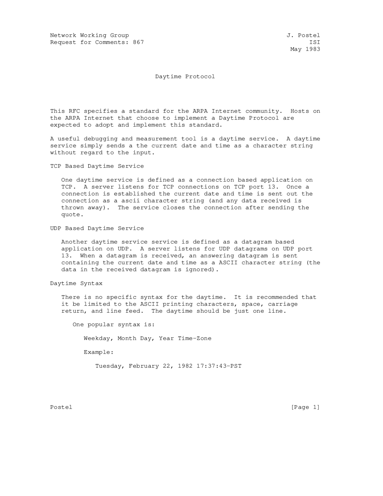 The Standard Of The Daytime Protocol Project Cs 465 Docsity