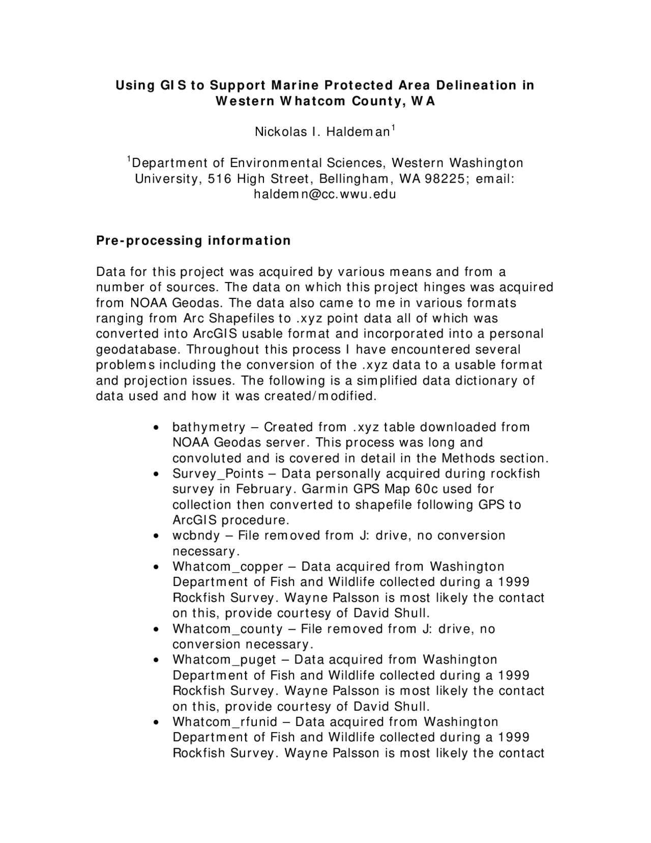 Project Proposal - GIS to Support Marine Protected Area | EGEO 452 ...