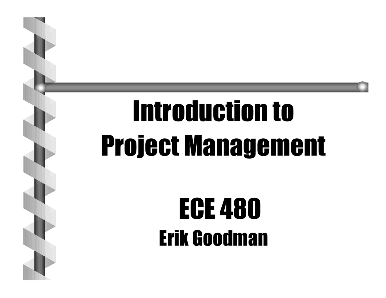 Introduction To Project Management Senior Design Ece 480 Docsity