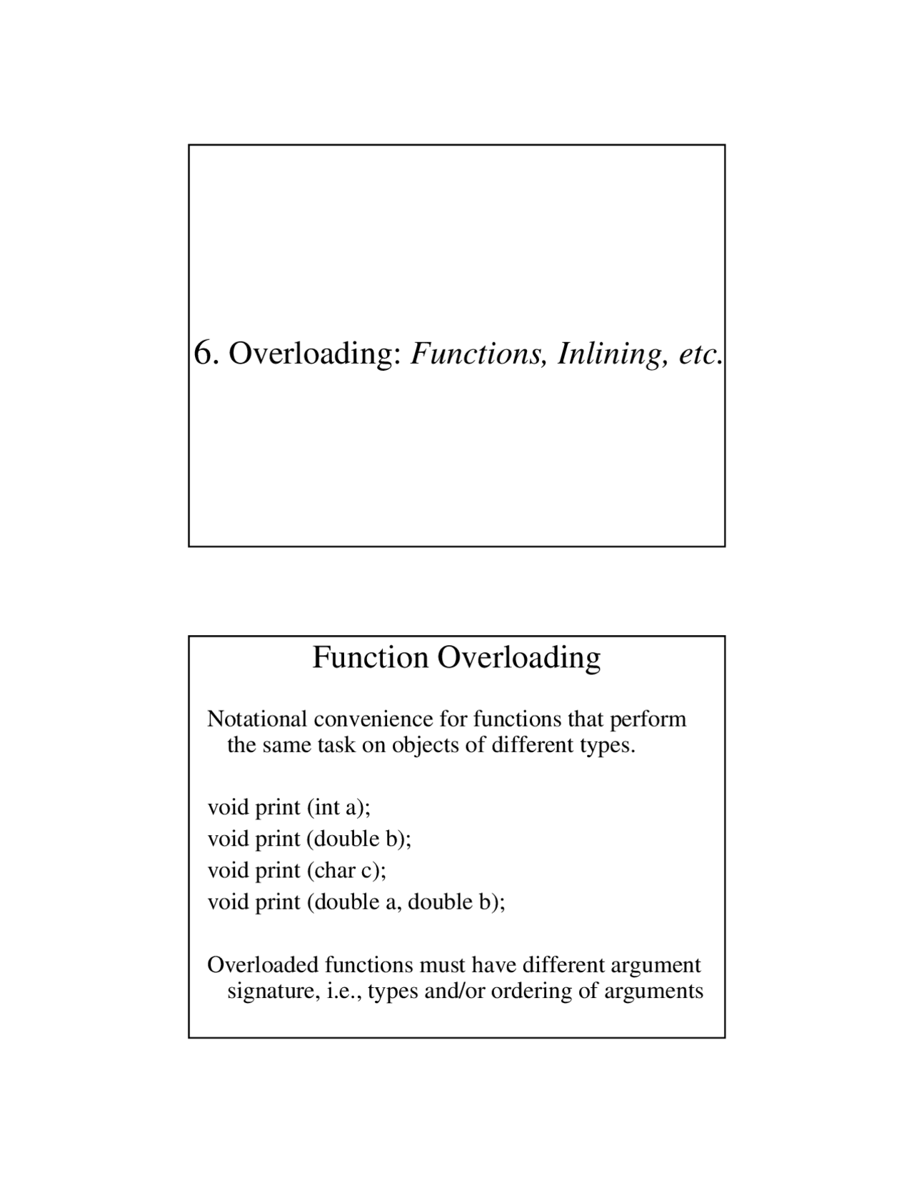 National Convenience Over Function Overloading Cosc 1320 Docsity