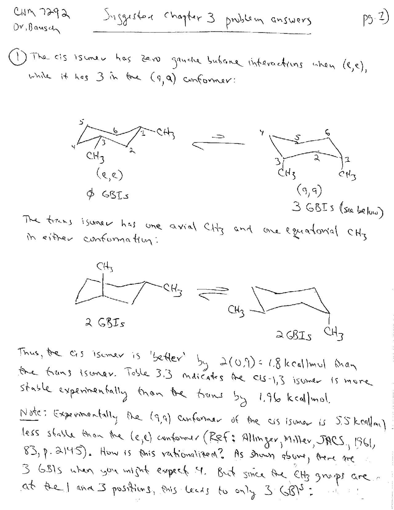 20 Solved Questions On Advanced Organic Chemistry Assignment 3 Chm