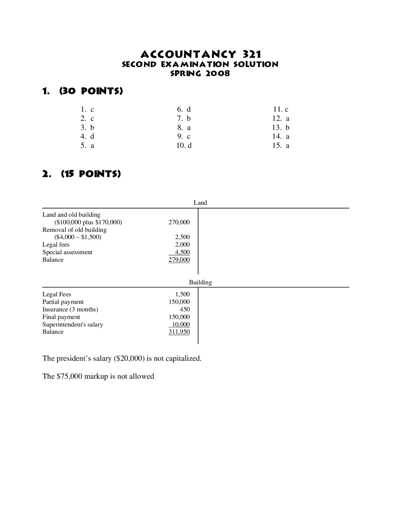 Second Exam With Solution For Intermediate Financial Accounting Acc