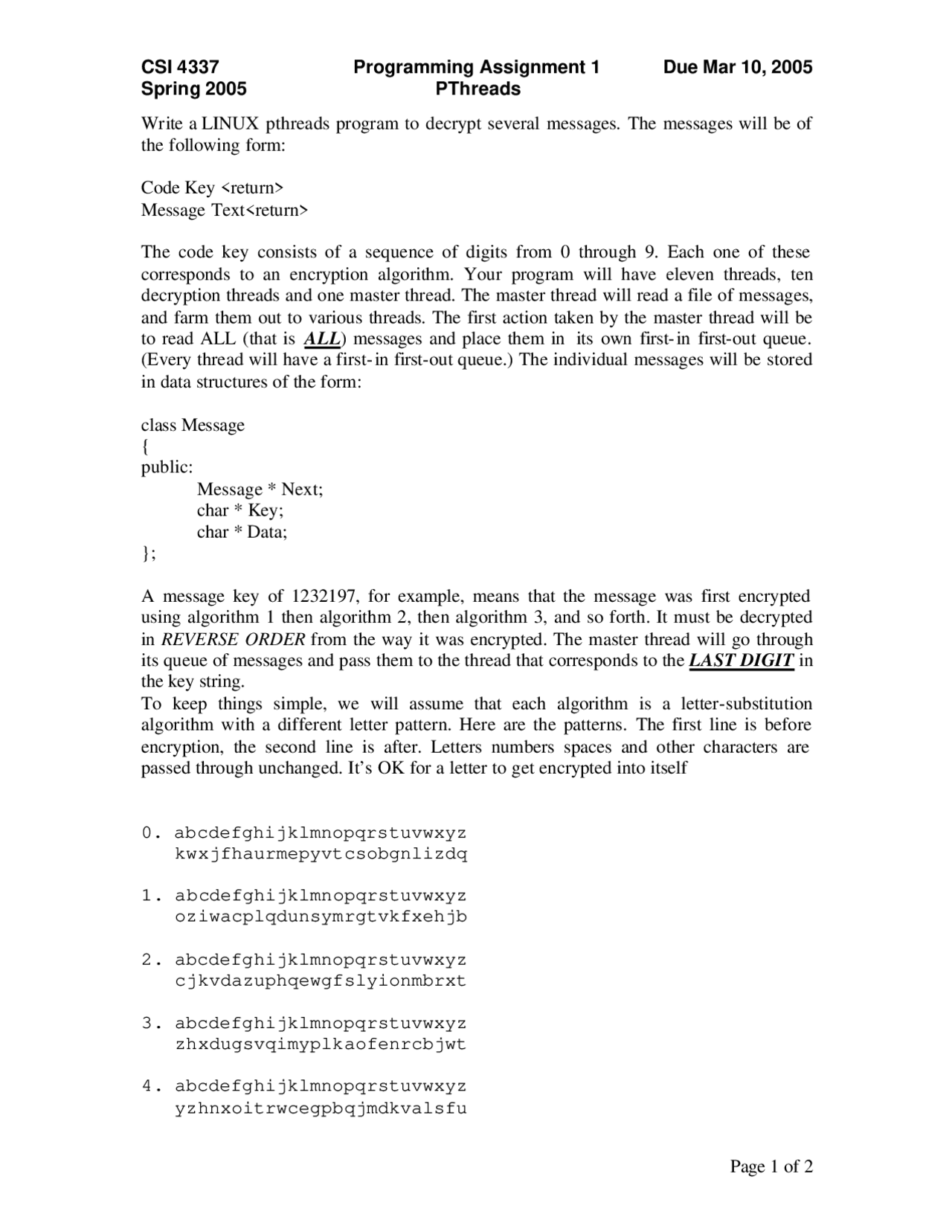 Programming Assignment 1 Introduction To Operating Systems Fall 5774