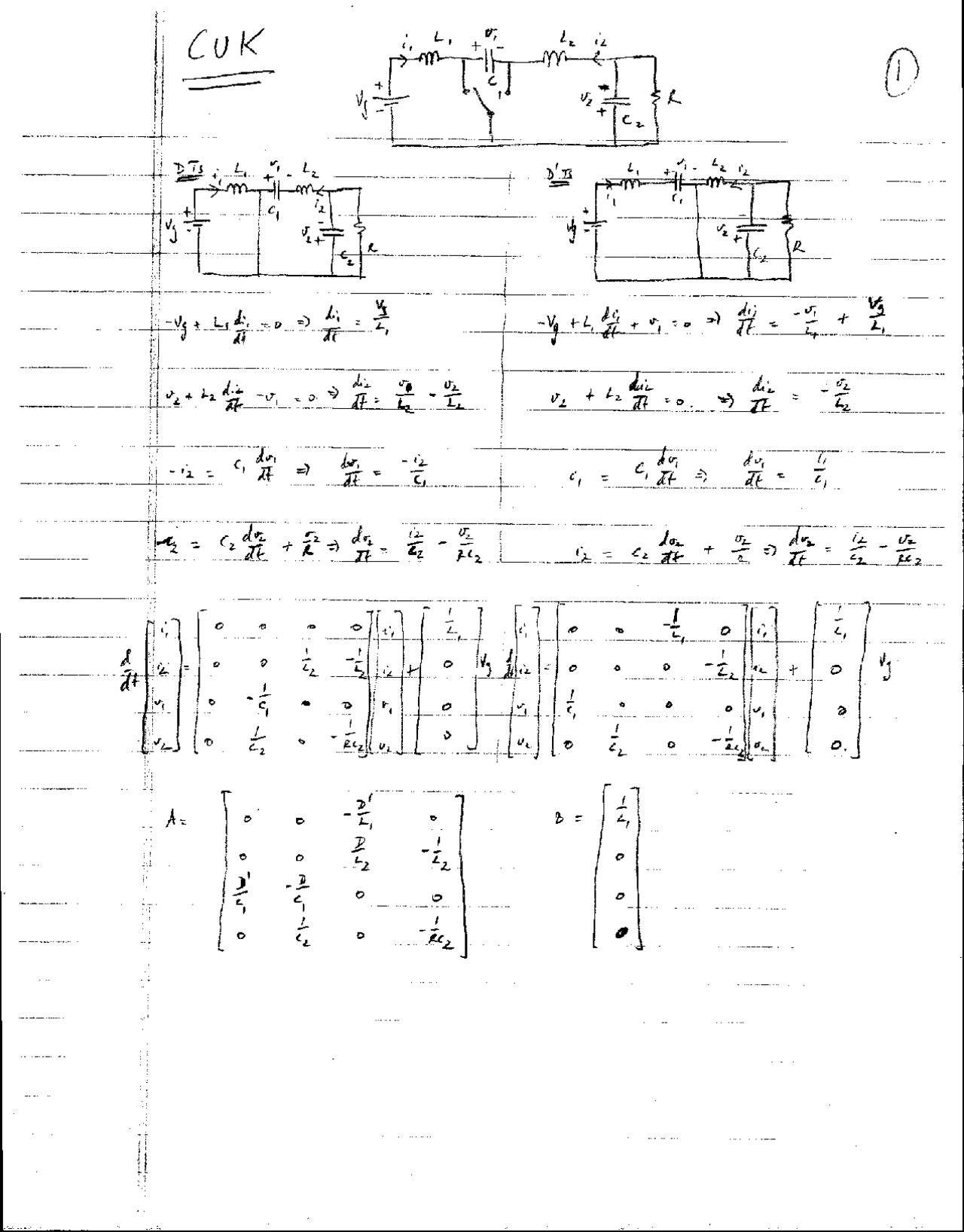 Handwritten Notes On Power Electronic Systems Design Ii Ece 446 Docsity