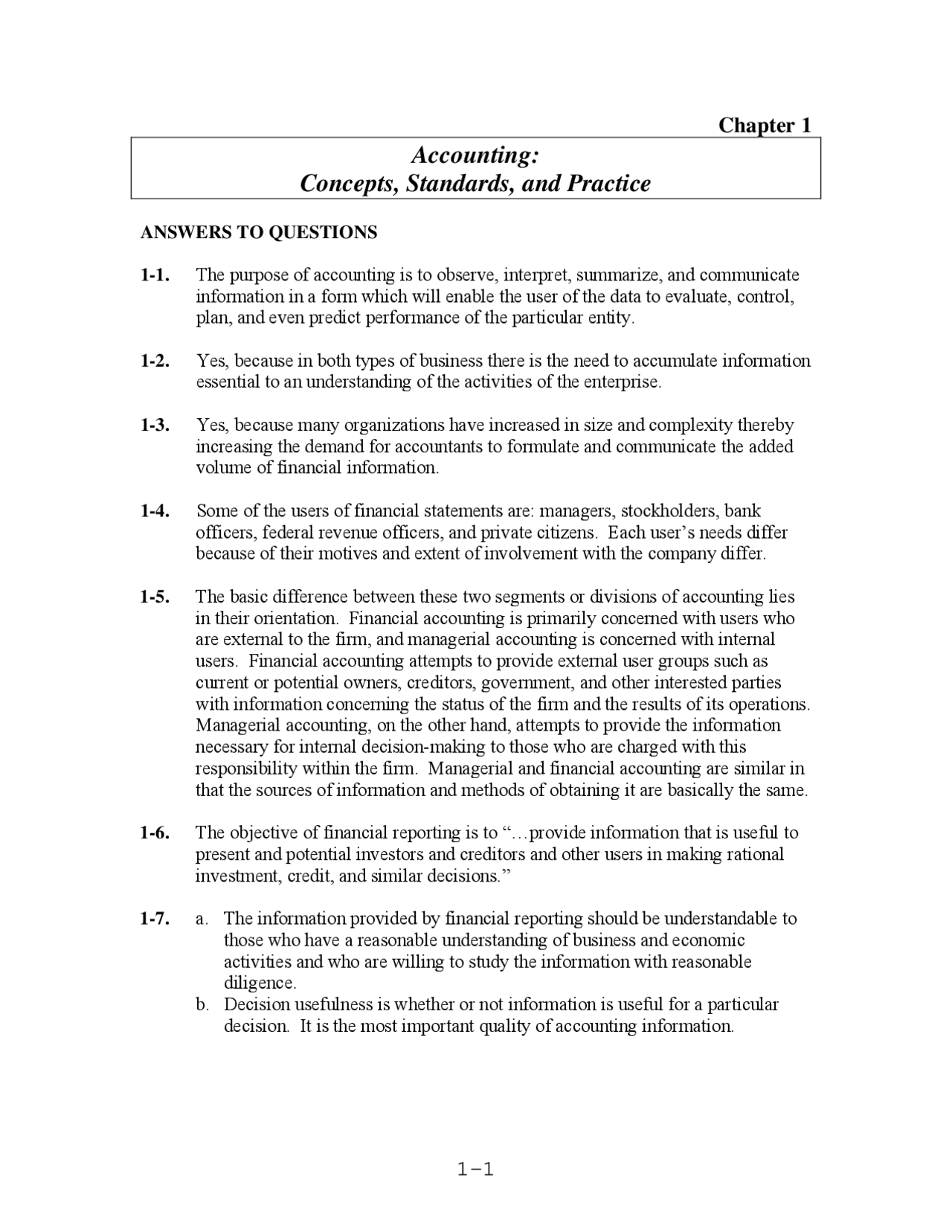 Monetary and Stable Cost - Accounting: Concepts, Standards, and ...