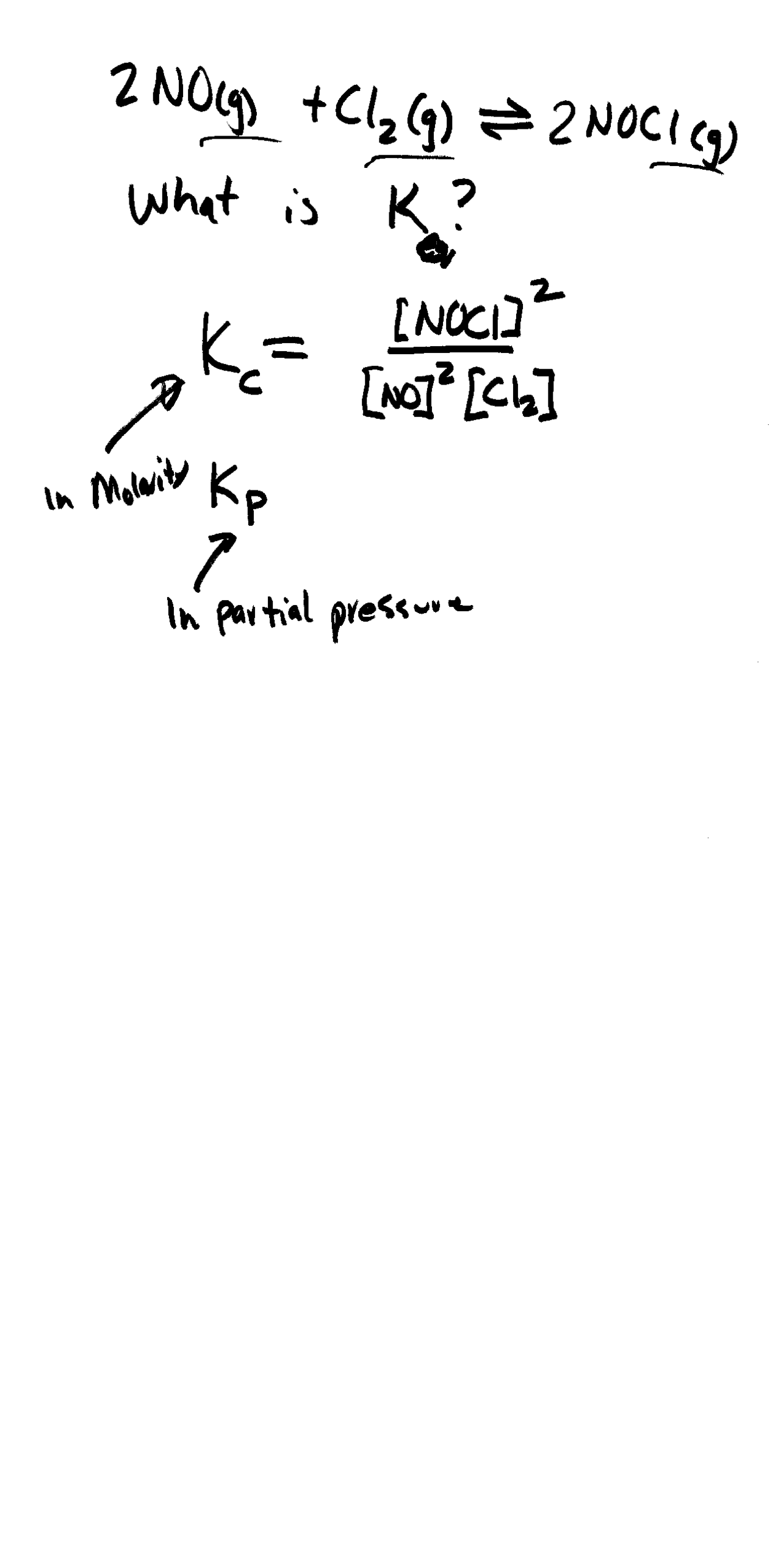 Handwritten Notes on Reaction Kinetics - Principles of Chemistry II ...