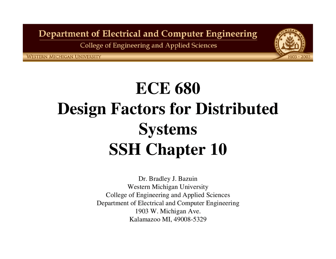 Interfacing Systems Protocols And Standards Lecture Notes Ece 6800