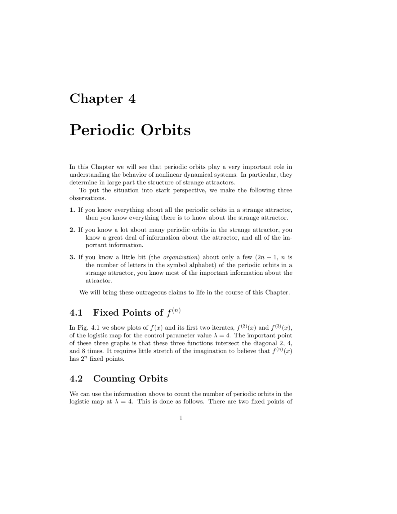 Periodic Orbits In Quantum Field Theory Phys 750 Docsity