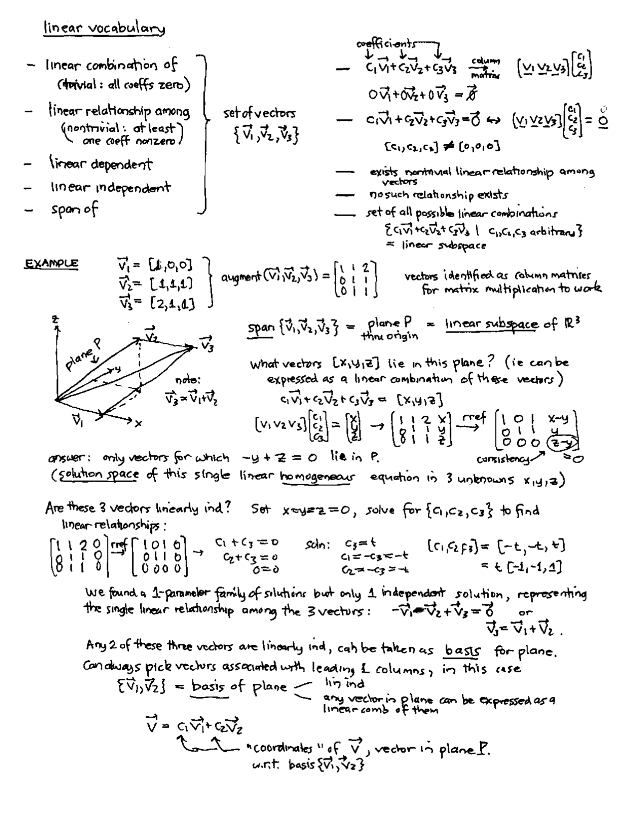Linear Vocabulary Differential Equation With Linear Algebra Mat