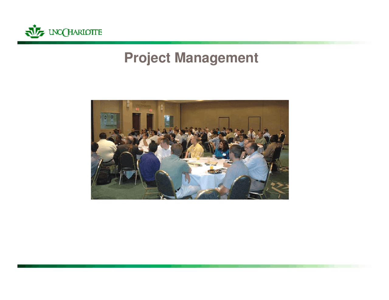 Project Management Lecture Slides Ecgr 6185 Docsity